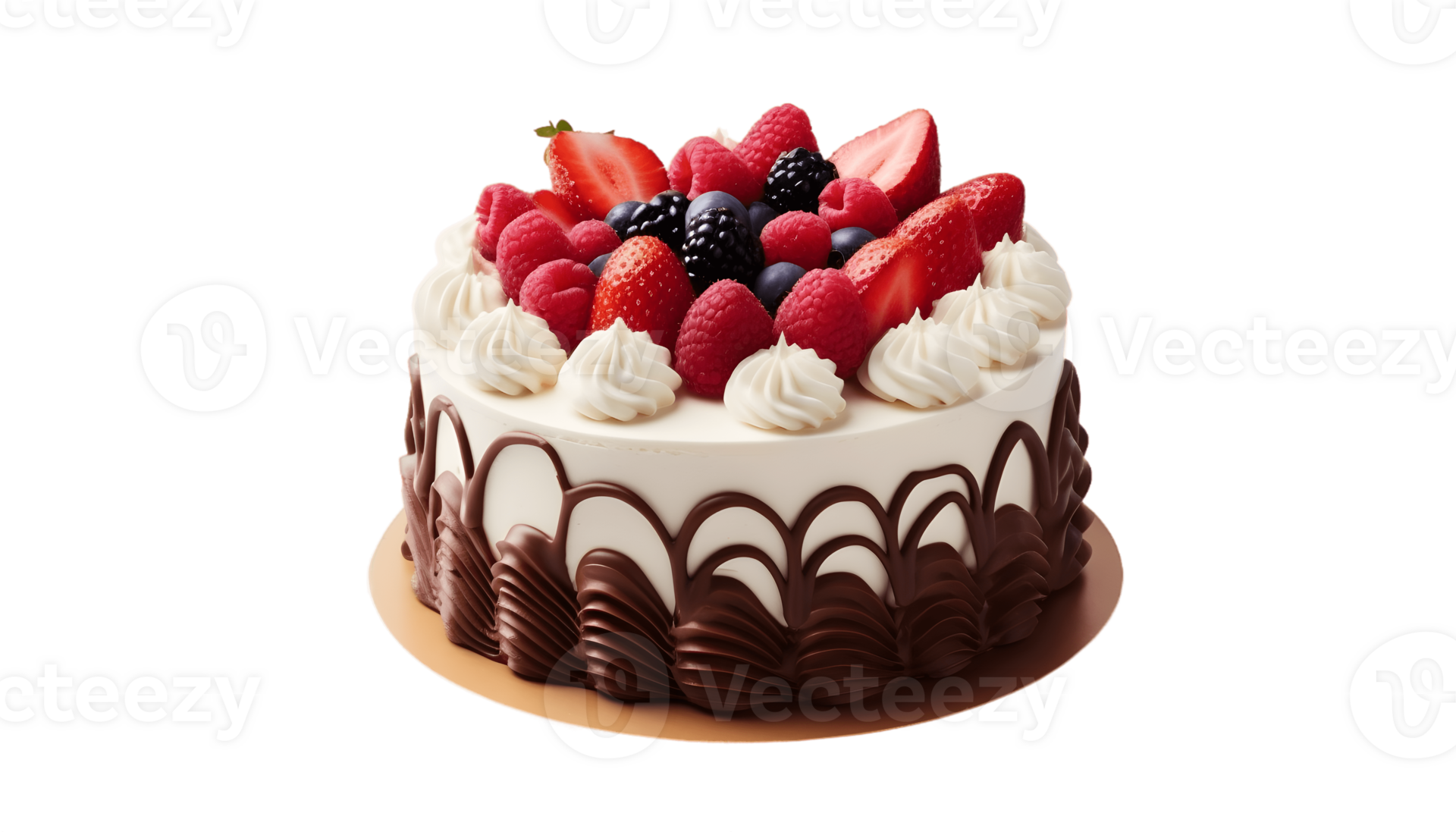 Birthday cake isolated on a transparent background, generative ai ... Birthday cake isolated on a transparent background, generative ai ...