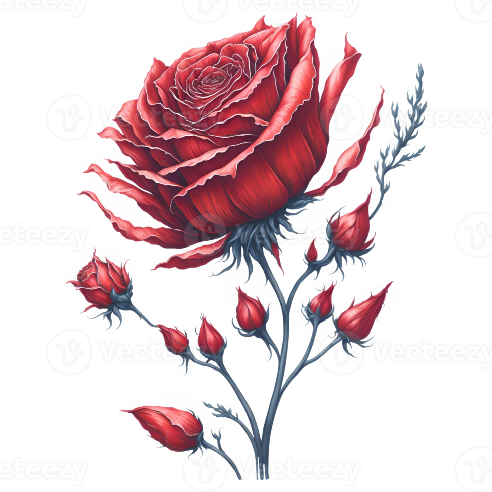 Hand-Drawn Watercolor Red Rose PNG Design, Generative AI 27248419 PNG Hand-Drawn Watercolor Red Rose PNG Design, Generative AI 27248419 PNG