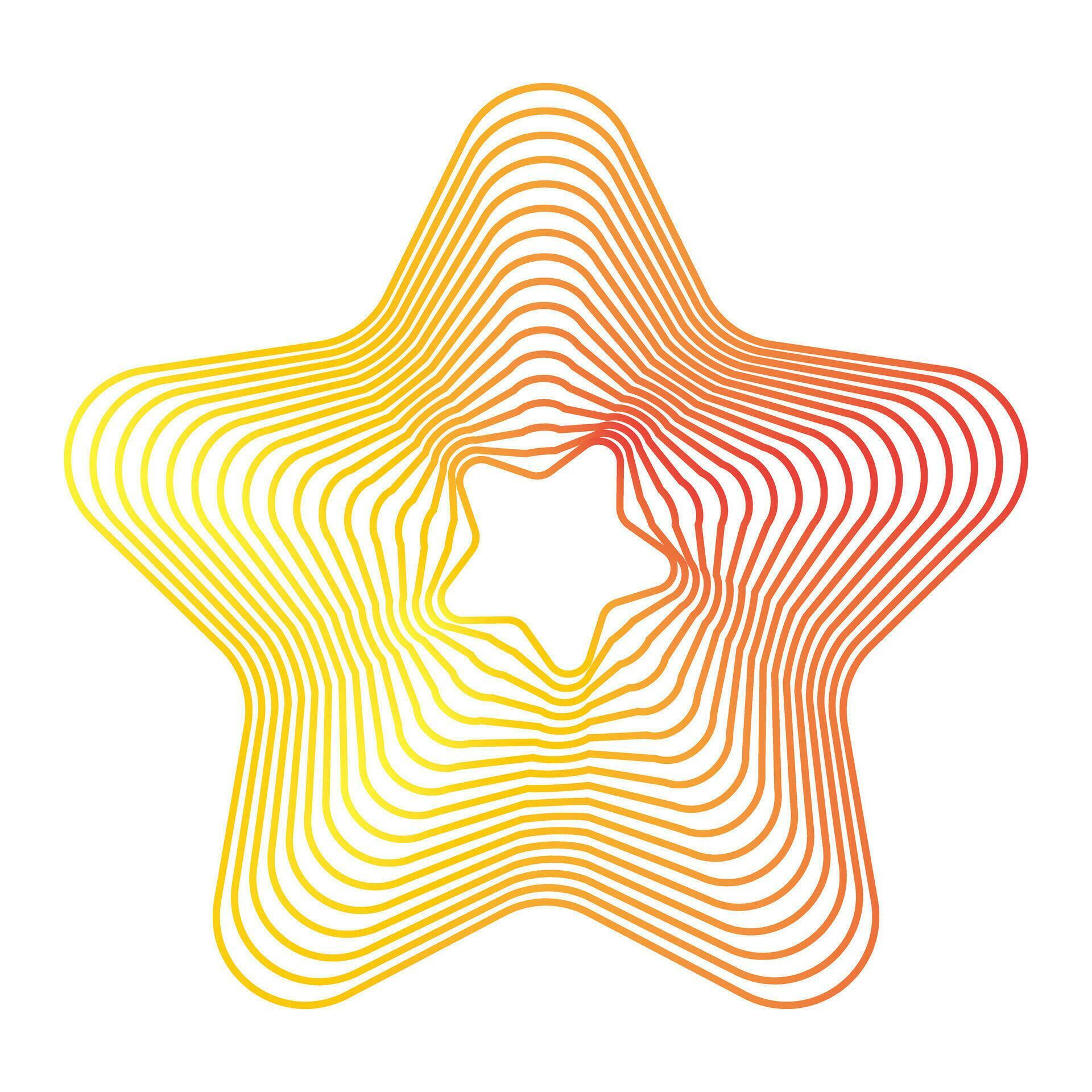 Yellow, gold, orange sparkles symbols vector. The set of original vector stars sparkle icon ...