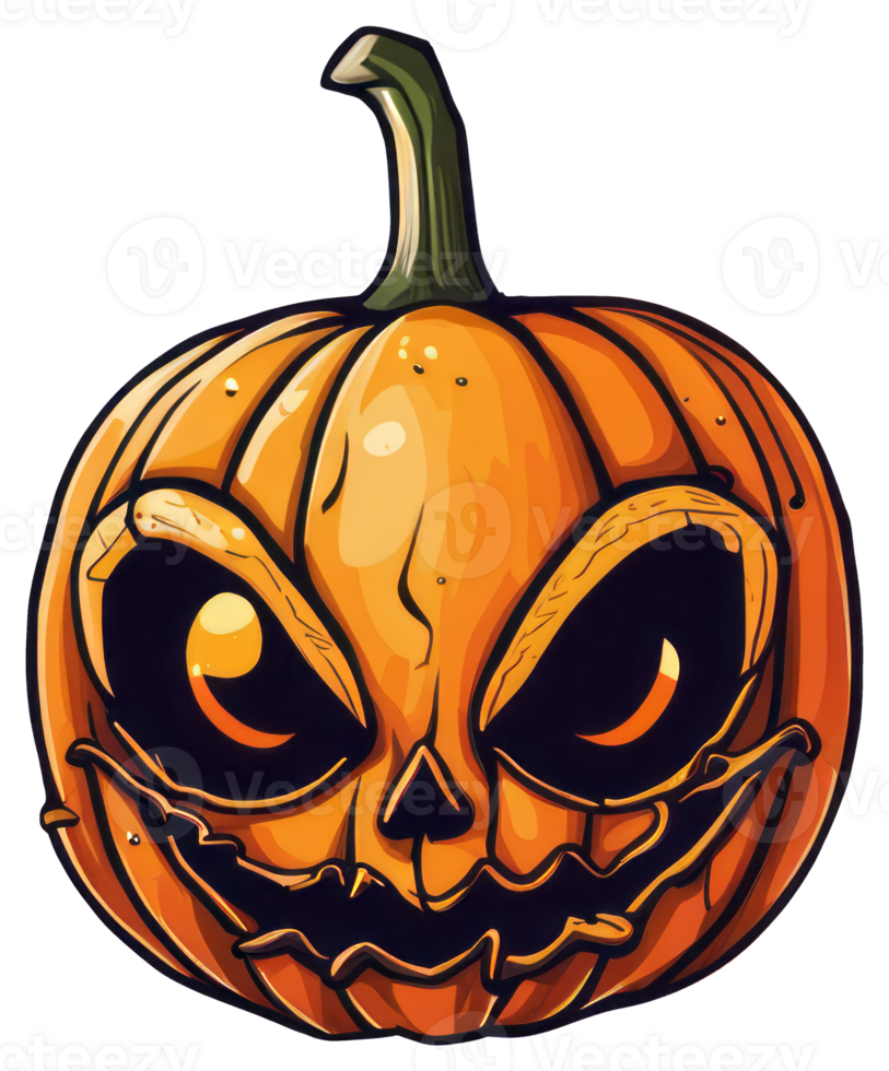 Creepy Pumpkin Halloween Sticker Design 27249786 PNG Creepy Pumpkin Halloween Sticker Design 27249786 PNG