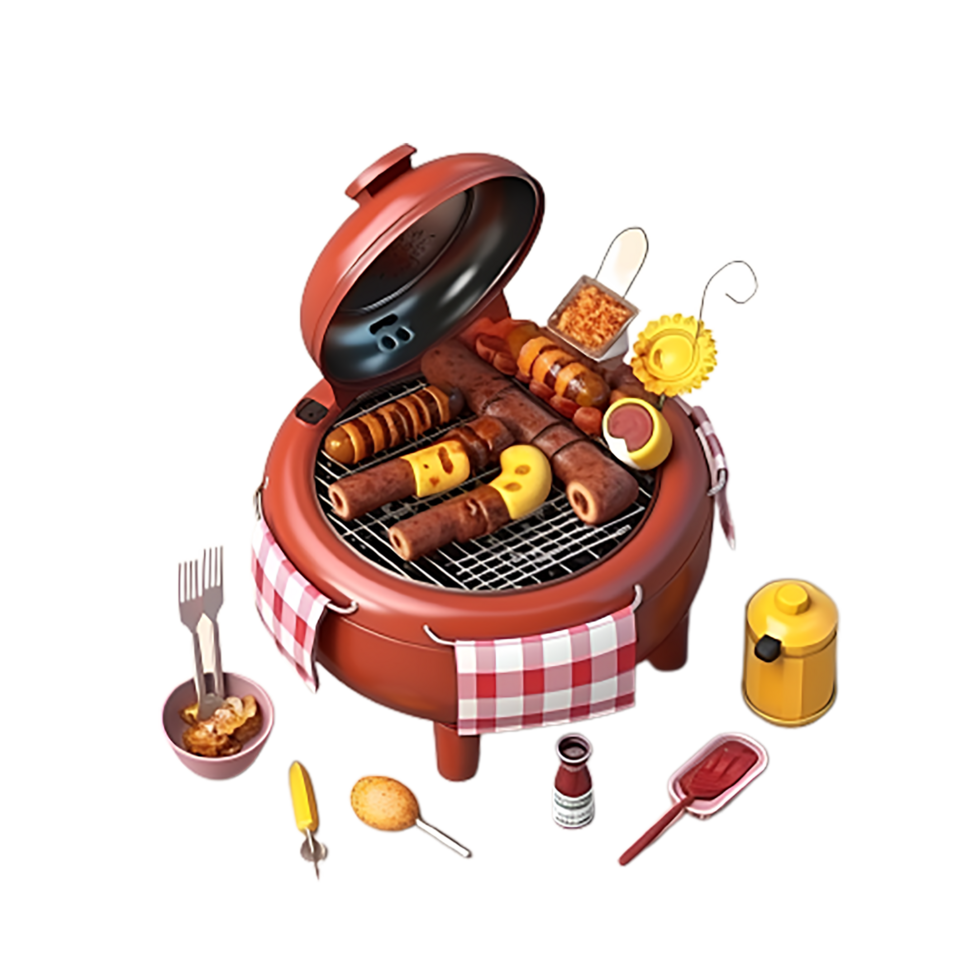 Barbecue Grilling Baked Beans Generative Ai 27254723 Png