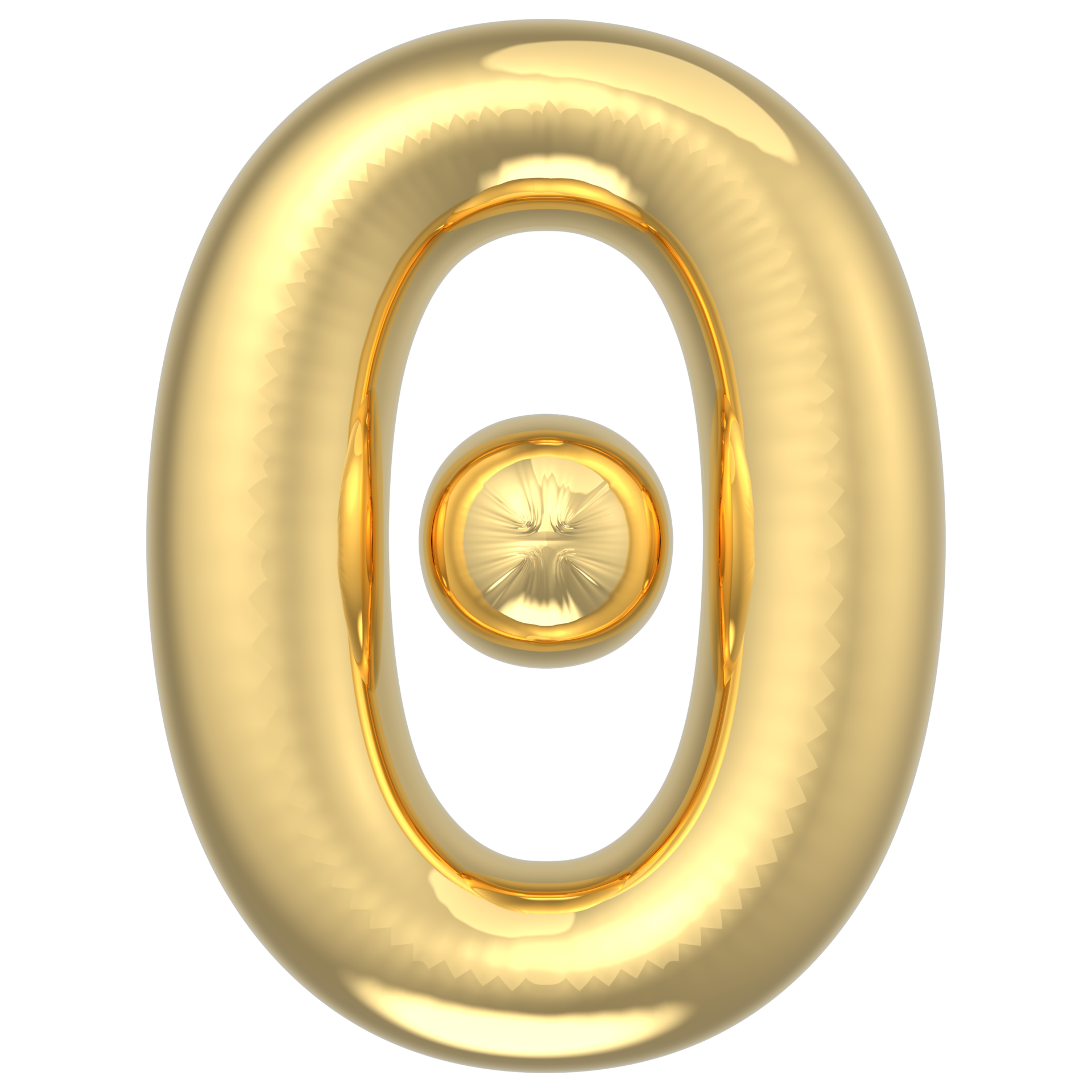 Gold Number 0 3D Render 27255035 PNG Gold Number 0 3D Render 27255035 PNG