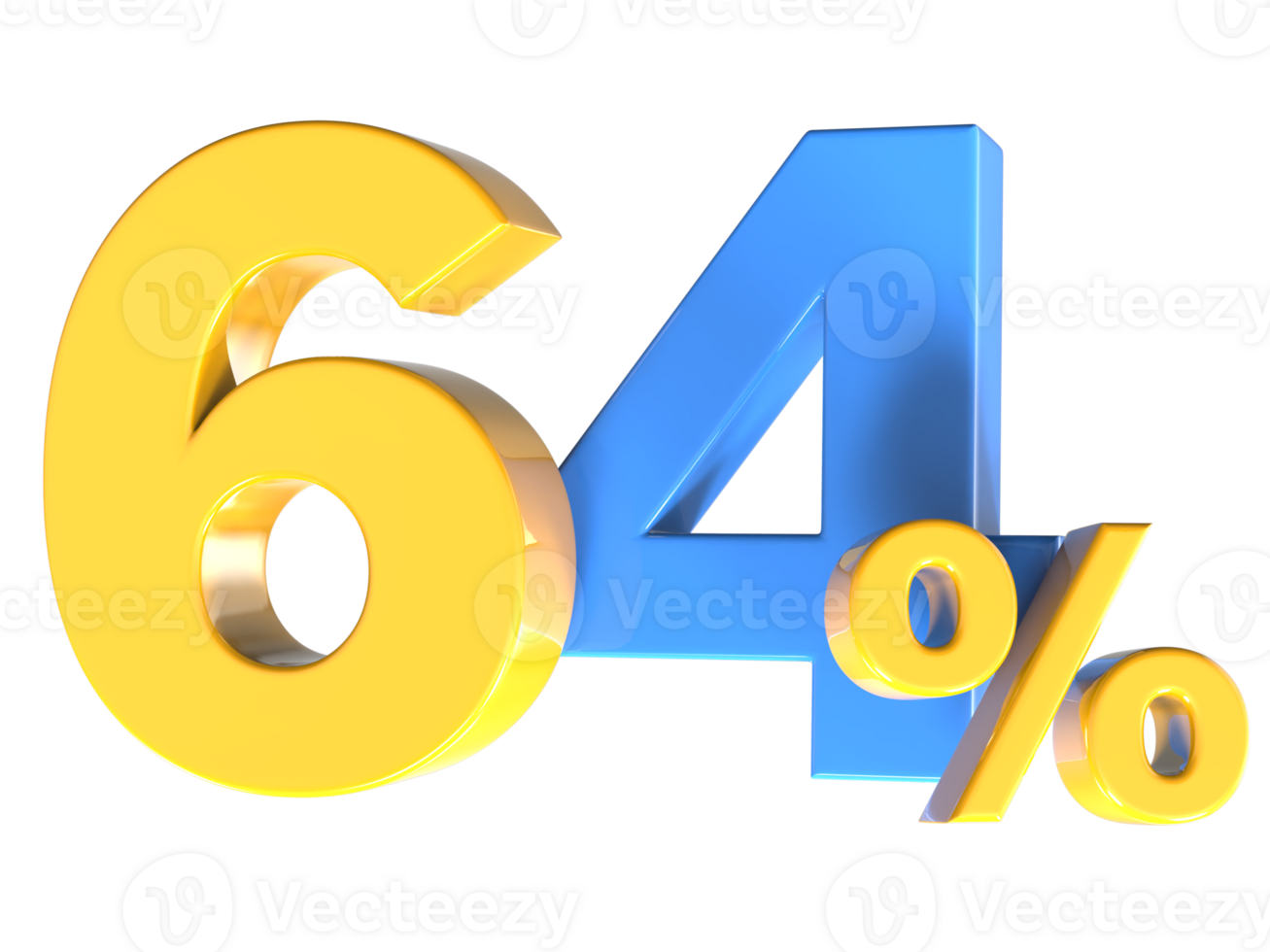 64 Number Gold 3D Render 27255124 PNG 64-number-gold-3d-render-27255124-png