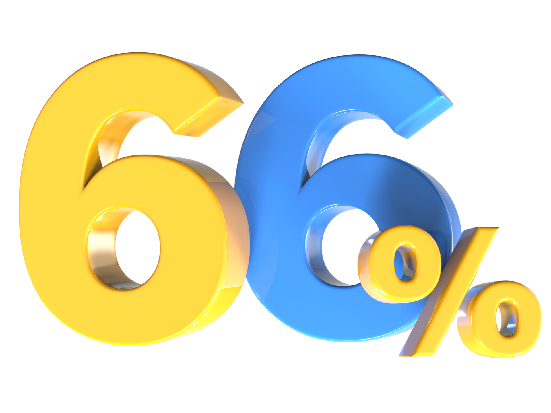 66 Number Gold 3D Render 27255140 PNG 66 Number Gold 3D Render 27255140 PNG