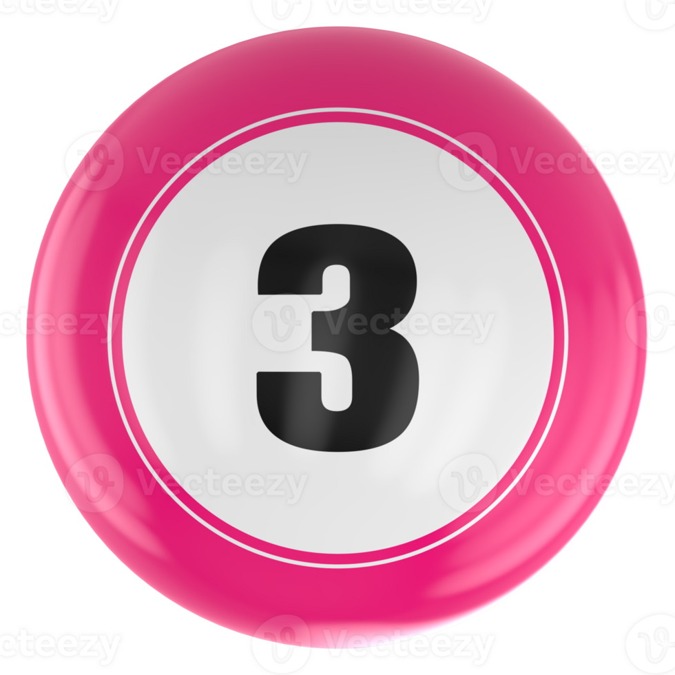 Ball Number Red 3D Render 27255611 PNG Ball Number Red 3D Render 27255611 PNG
