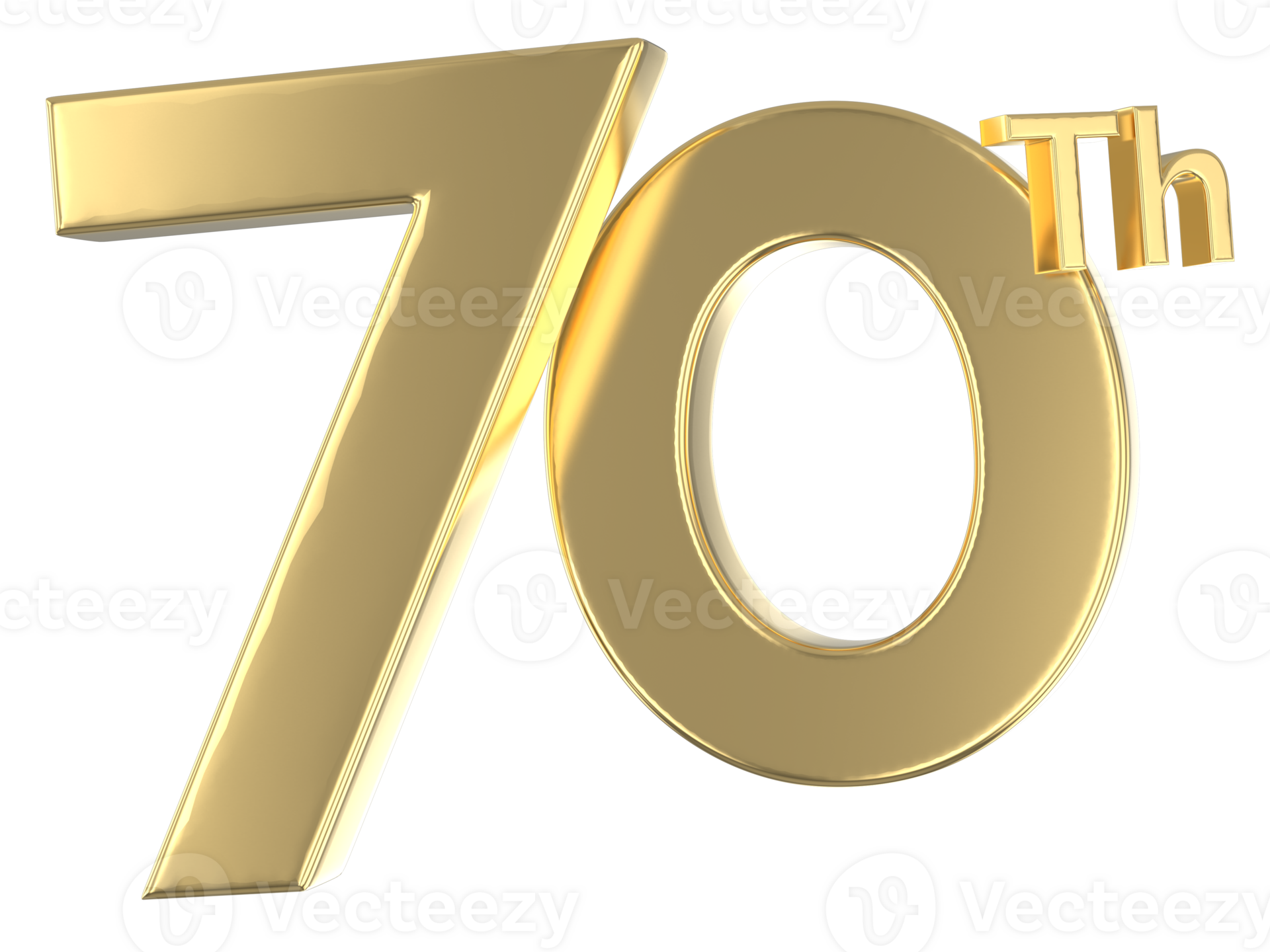 Happy Anniversary Number Gold 27255638 PNG