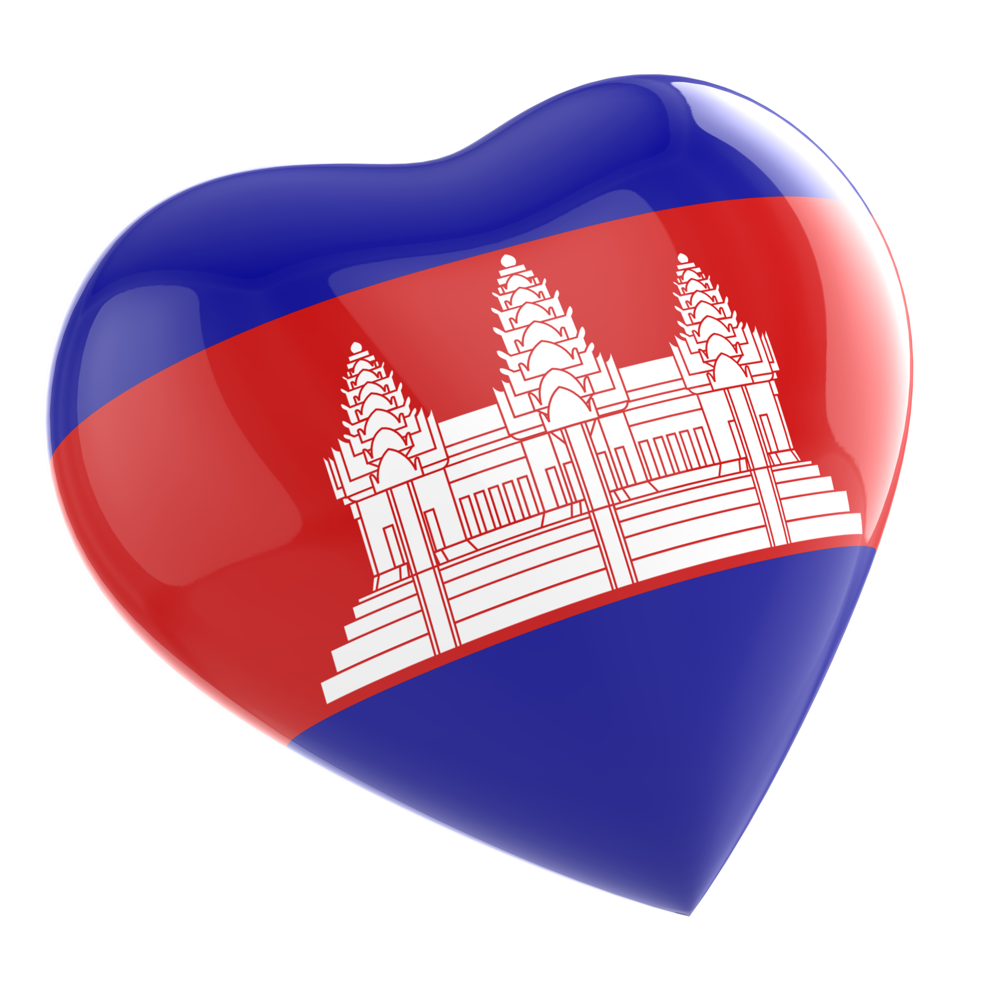 cambodia flag heart icon 27256082 PNG