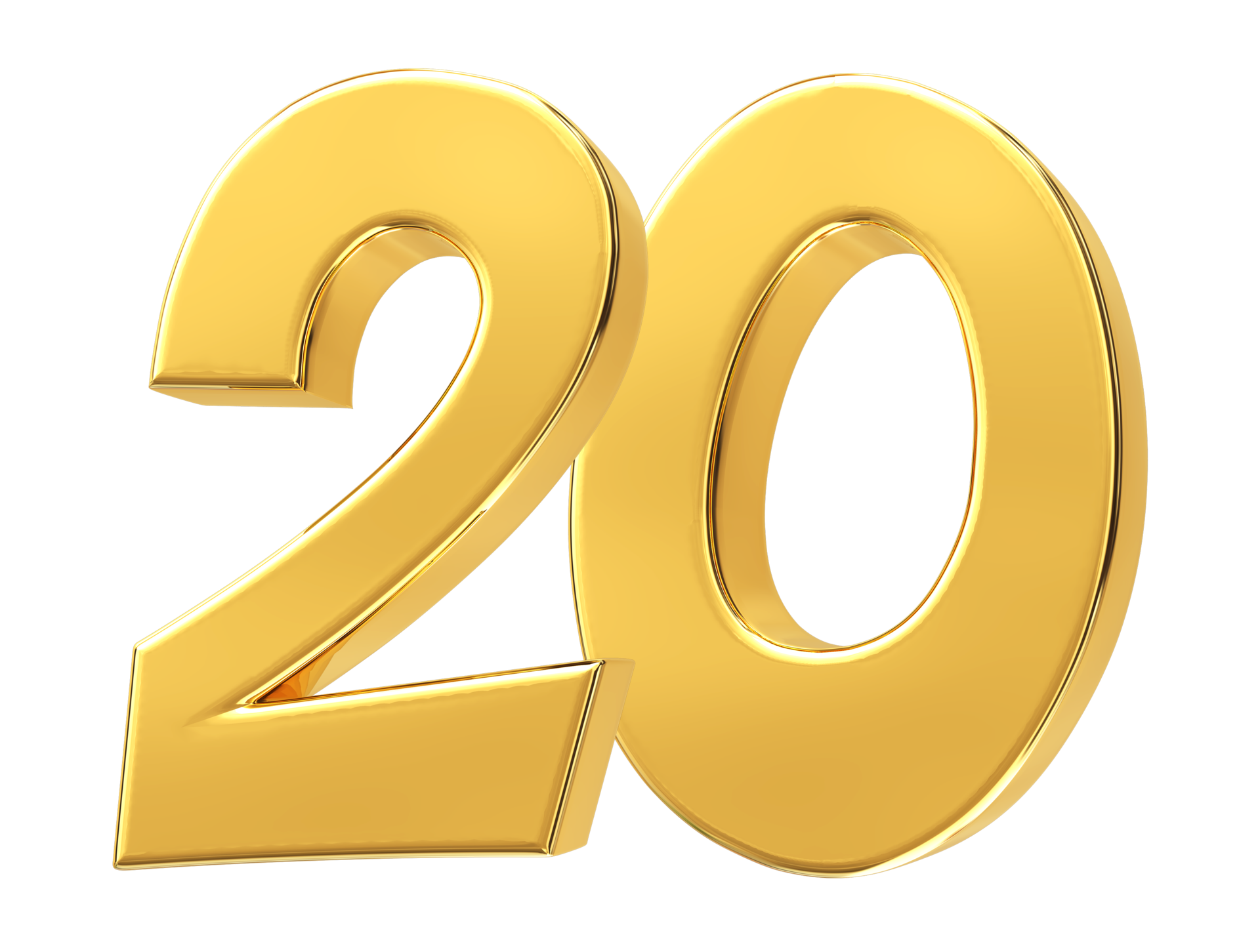 Gold Number On Transparent Background 27256237 Png