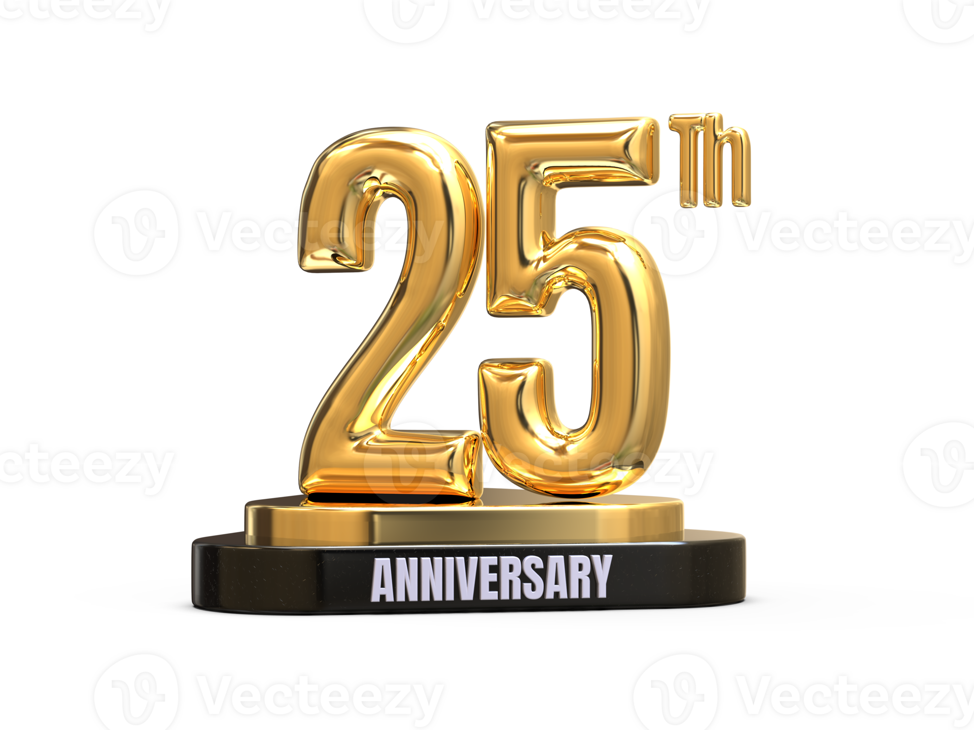 anniversary gold trophy on a white background 27256337 PNG