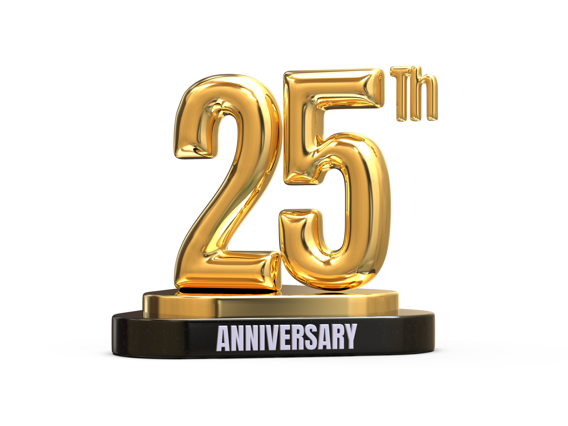 anniversary gold trophy on a white background 27256337 PNG