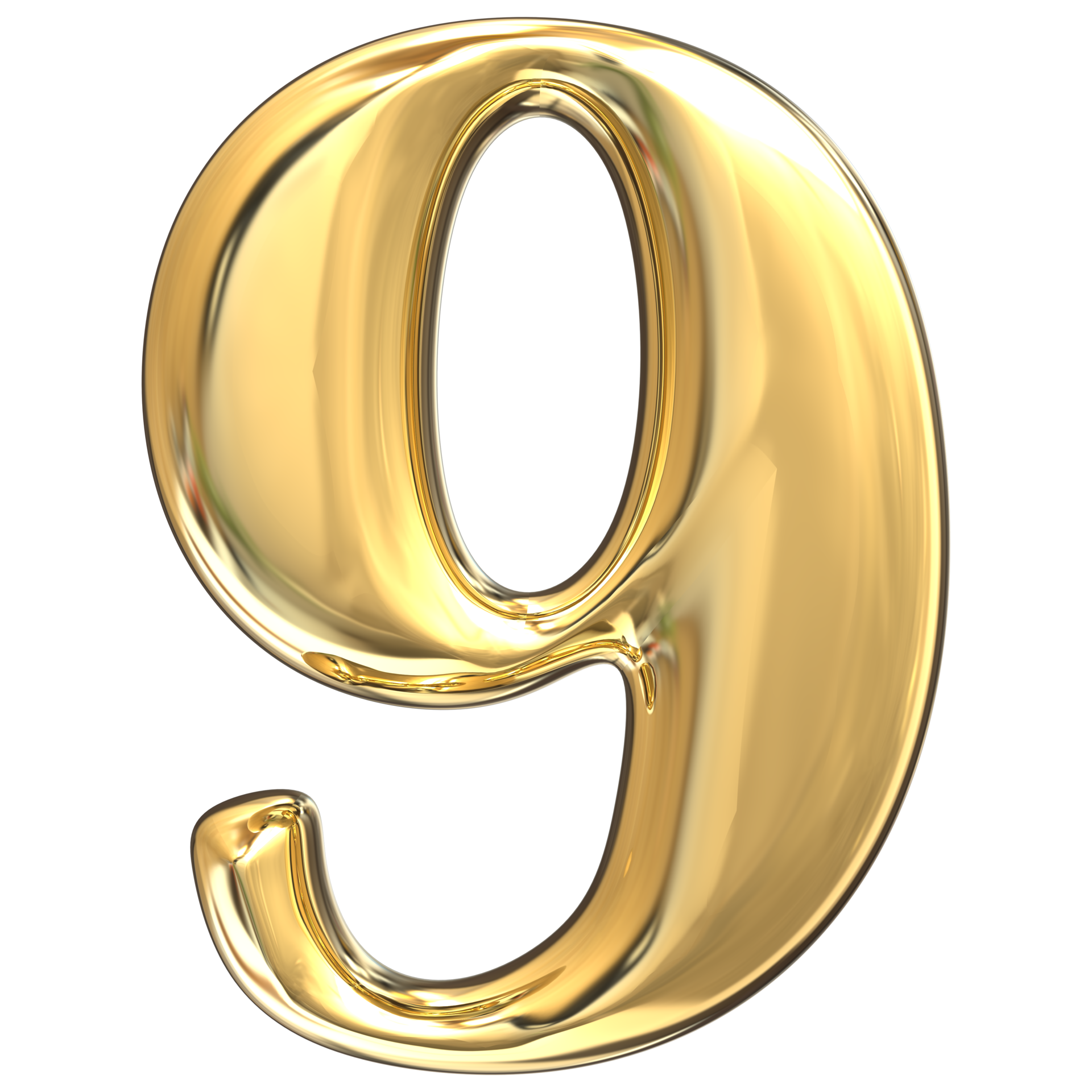 oro número 9 9 png 27256883 PNG