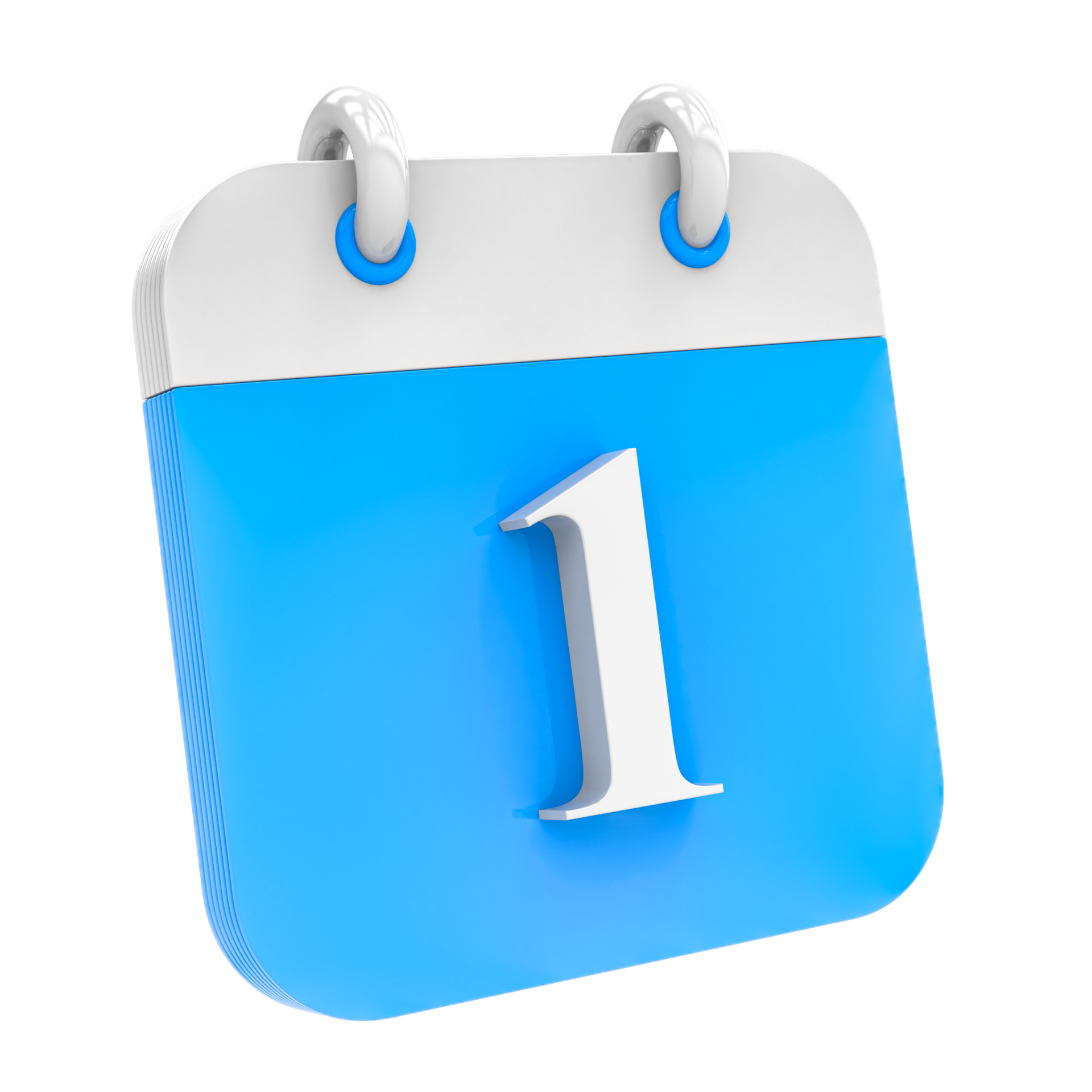 Calendar icon of day 1 27257272 PNG