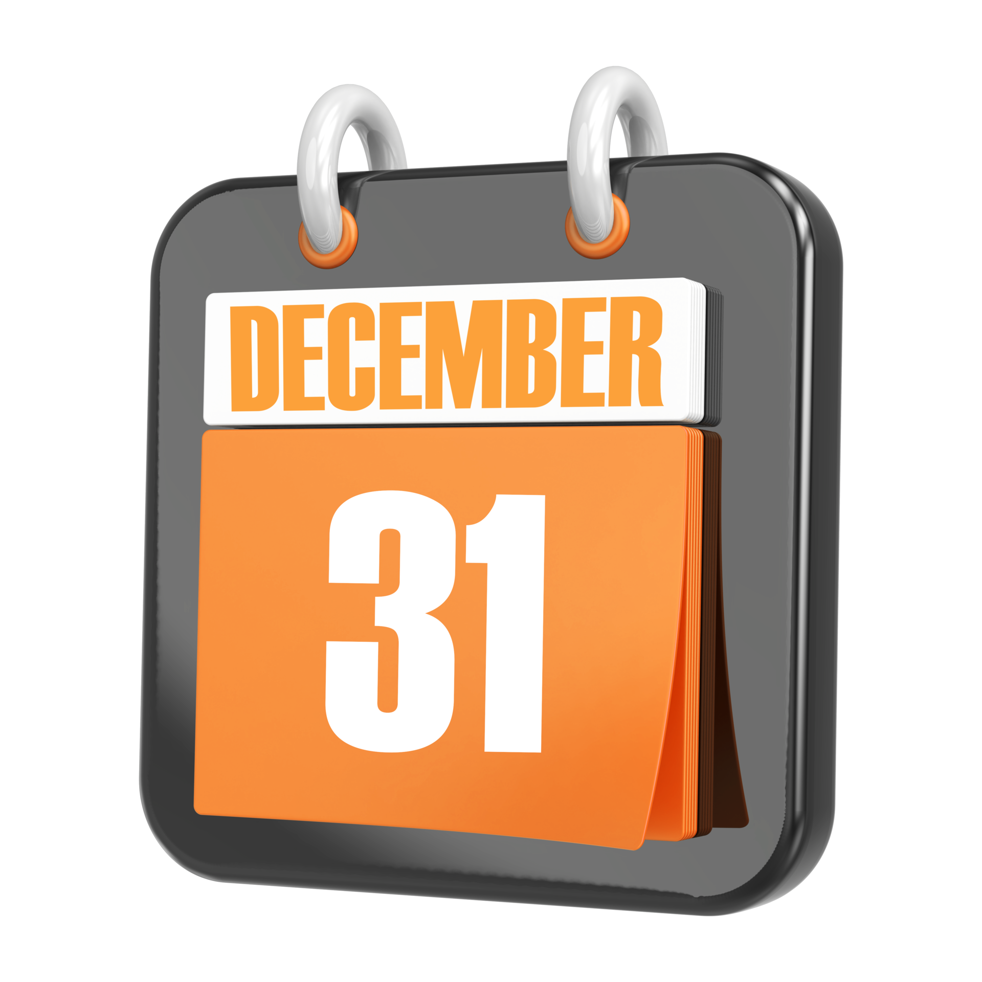 3d Rendering Of UI Icon December Day 31 27257365 PNG