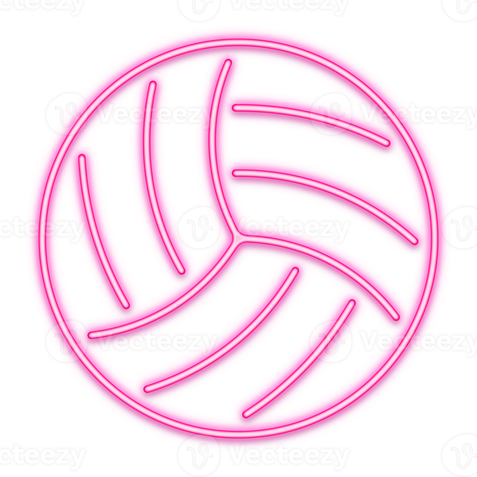 volleyball color neon line icon 27261412 PNG volleyball color neon line icon 27261412 PNG