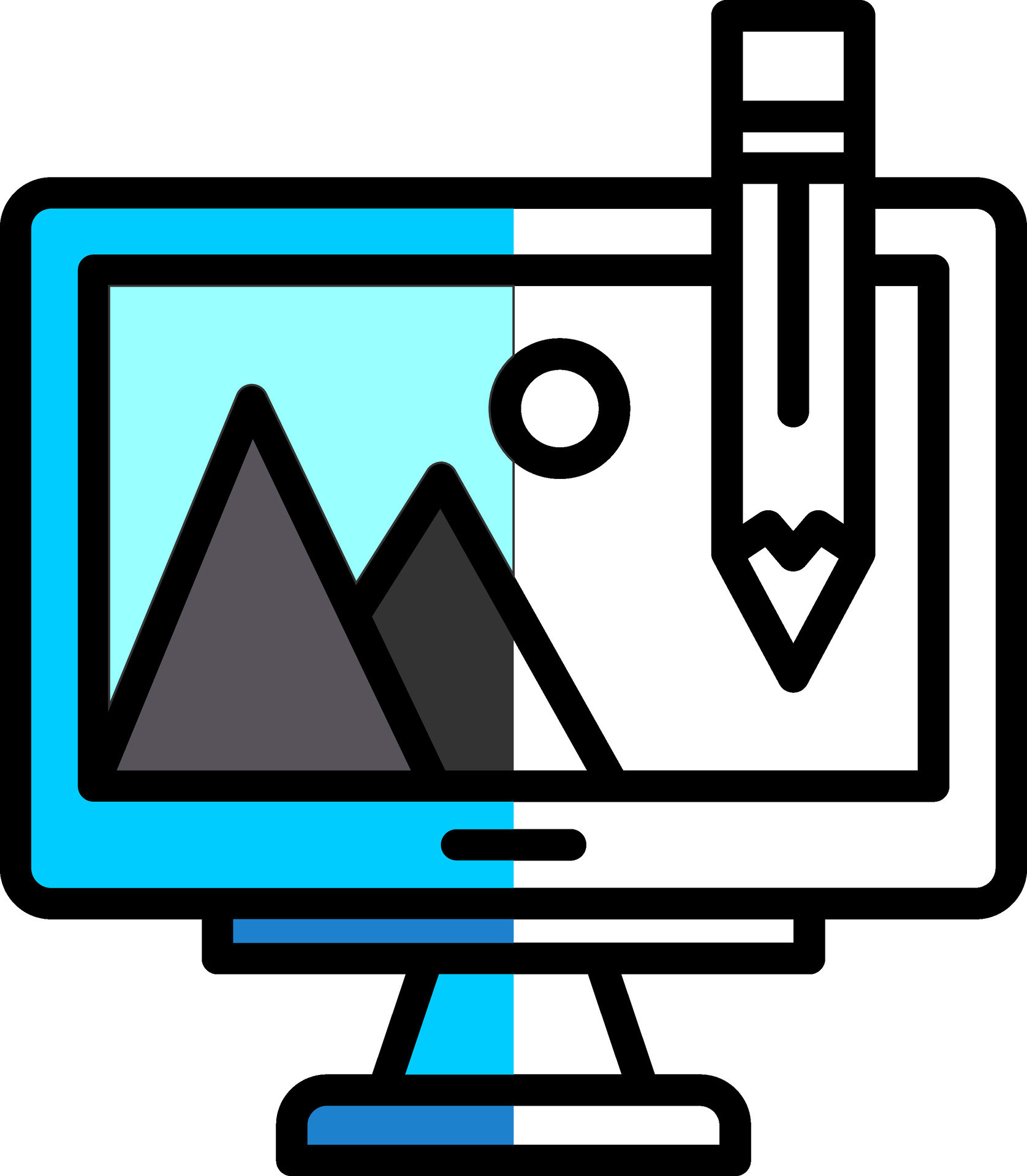 Digital Art Vector Icon Design 27265804 Vector Art at Vecteezy