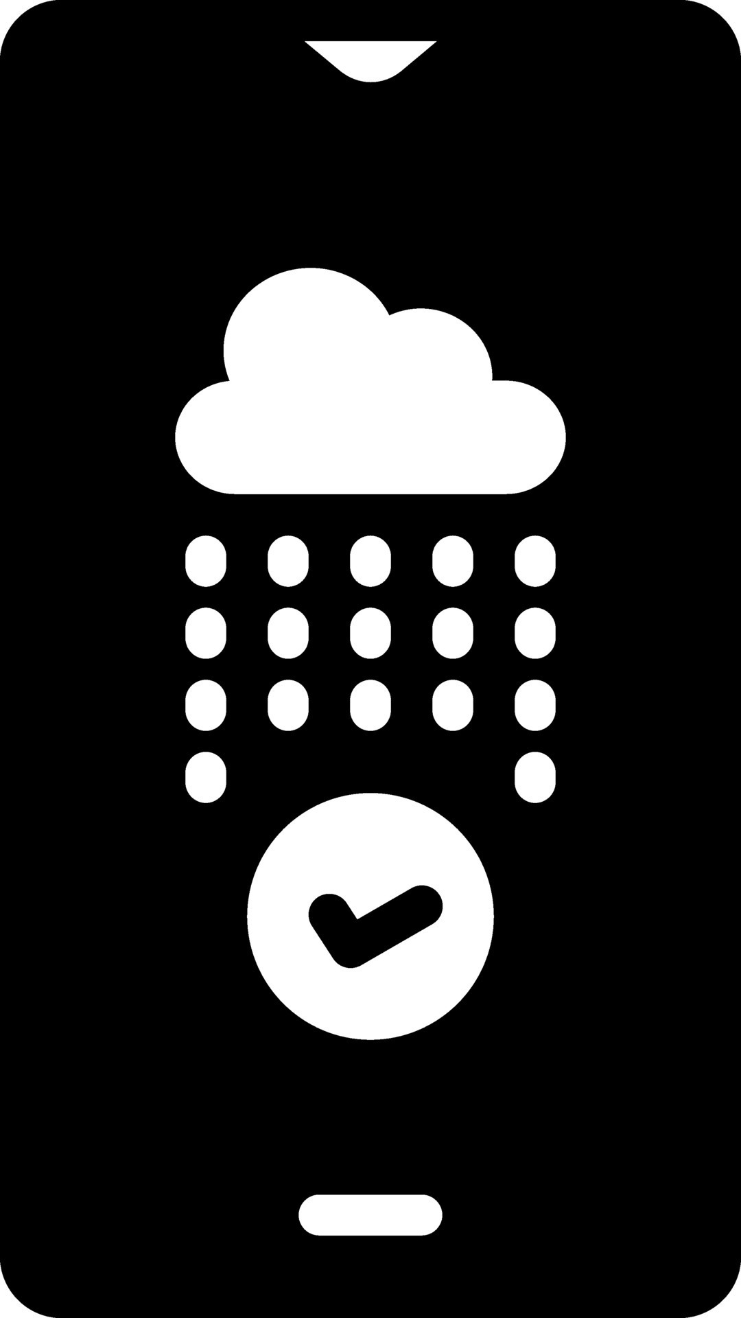 solid icon for cloud 27266500 Vector Art at Vecteezy