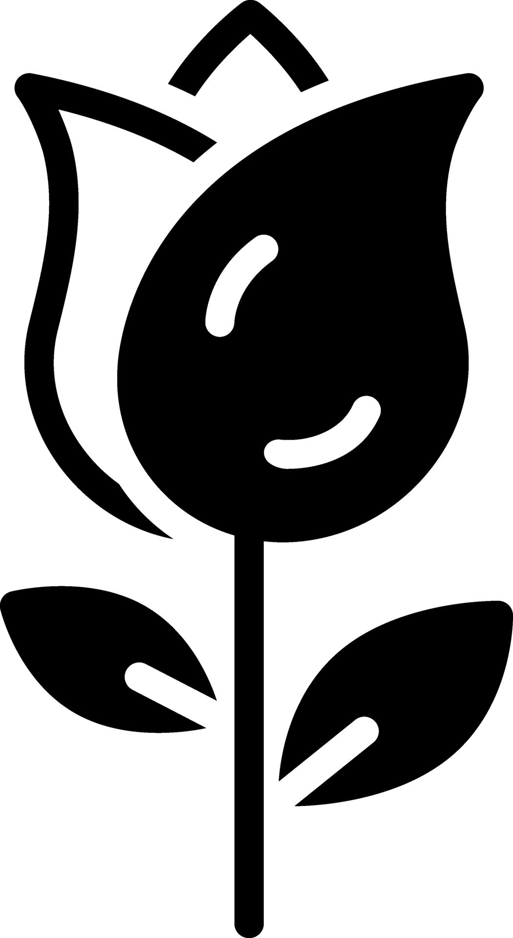 solid icon for rose 27267430 Vector Art at Vecteezy