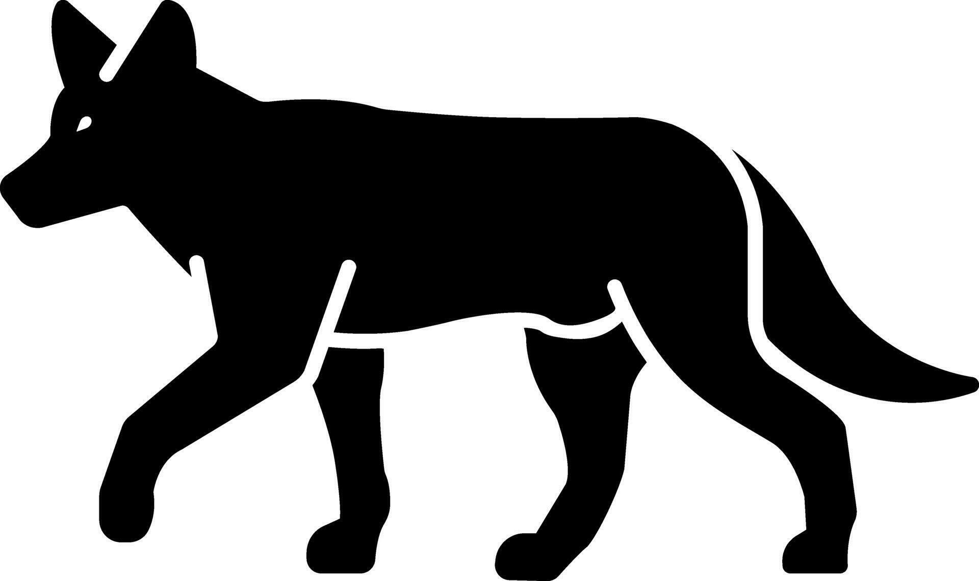 solid icon for jackal 27267455 Vector Art at Vecteezy