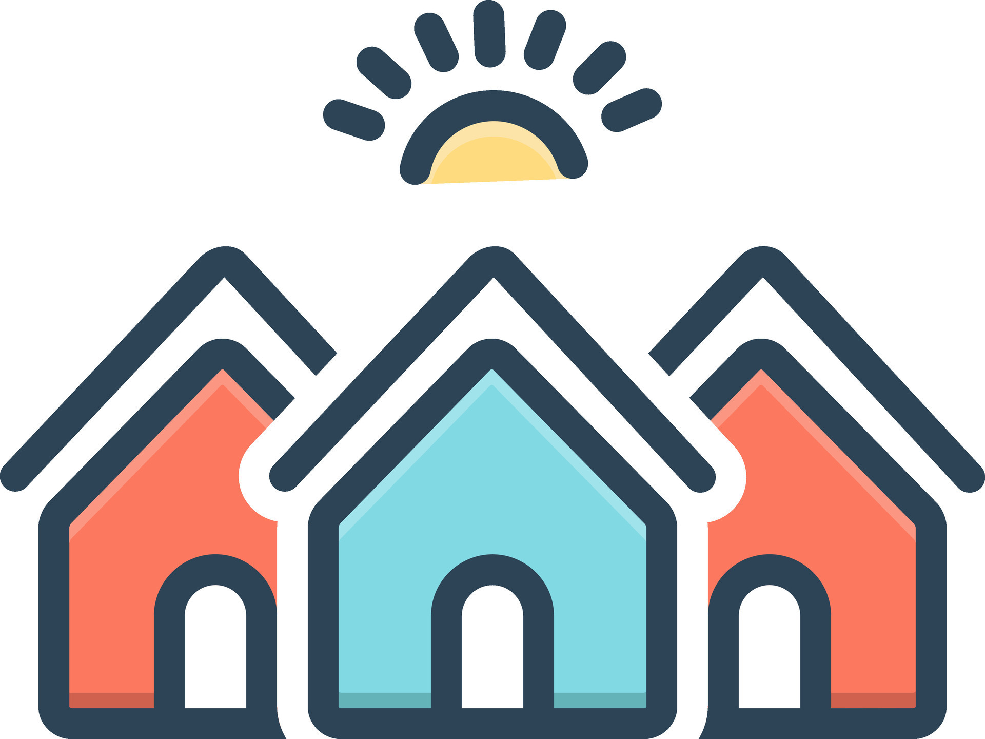 color icon for housing 27267460 Vector Art at Vecteezy