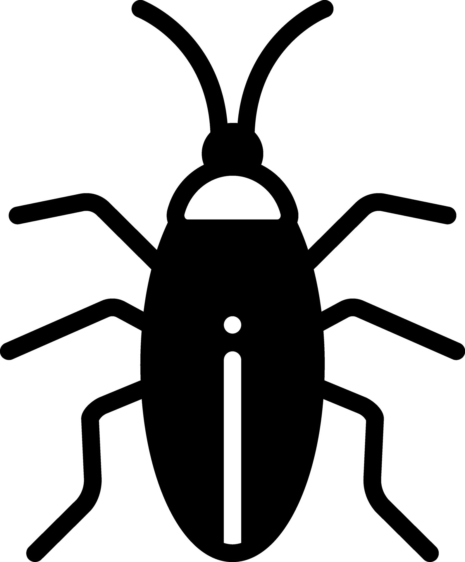sólido icono para cucaracha 27268417 Vector en Vecteezy