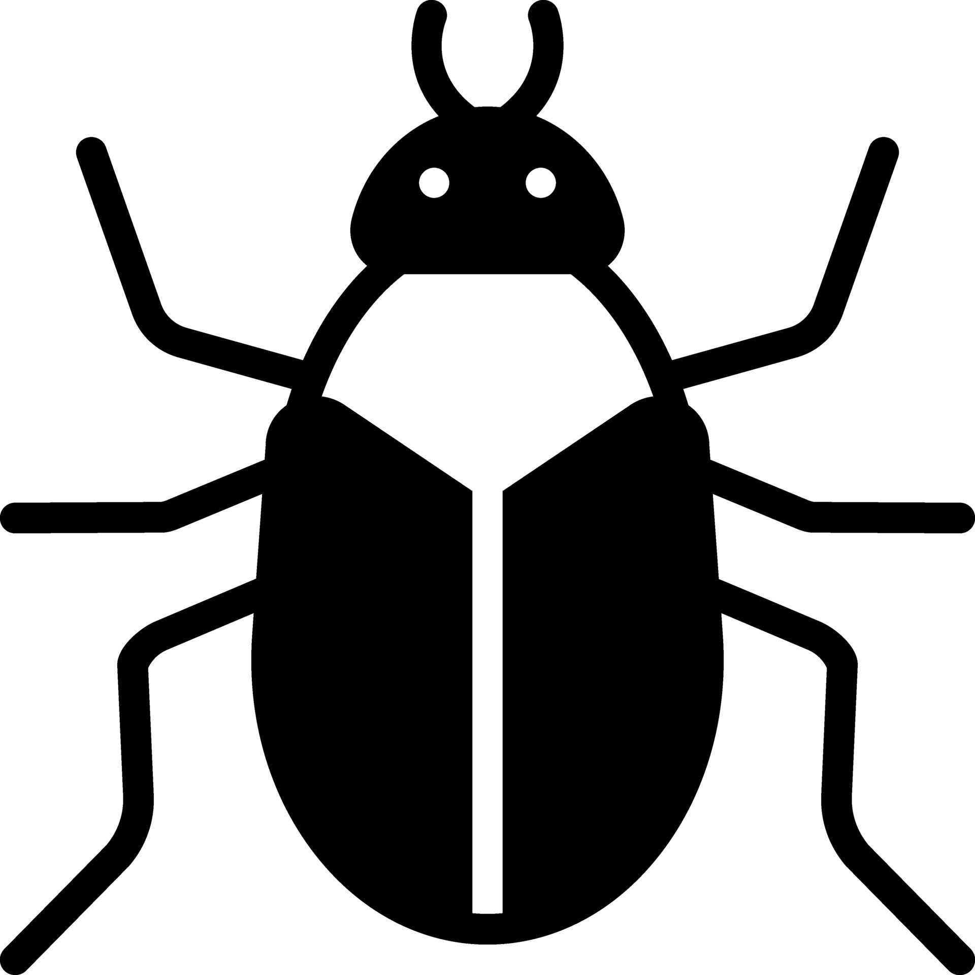solid icon for bug 27268768 Vector Art at Vecteezy