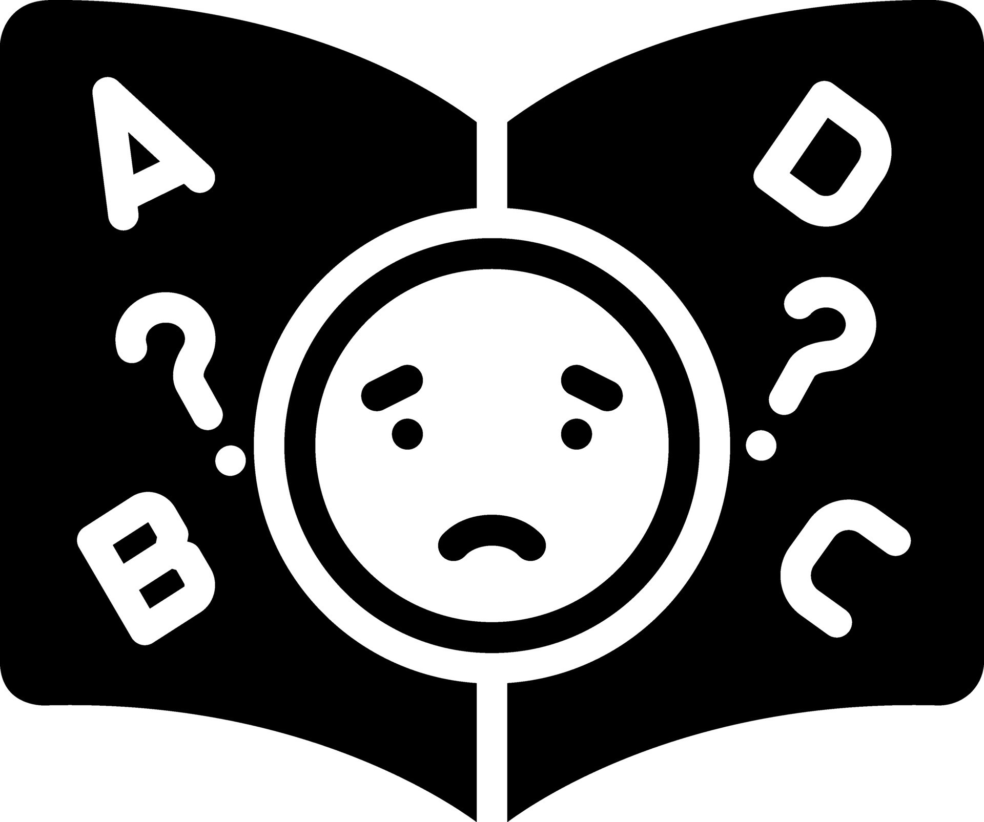 solid icon for difficulty 27268848 Vector Art at Vecteezy