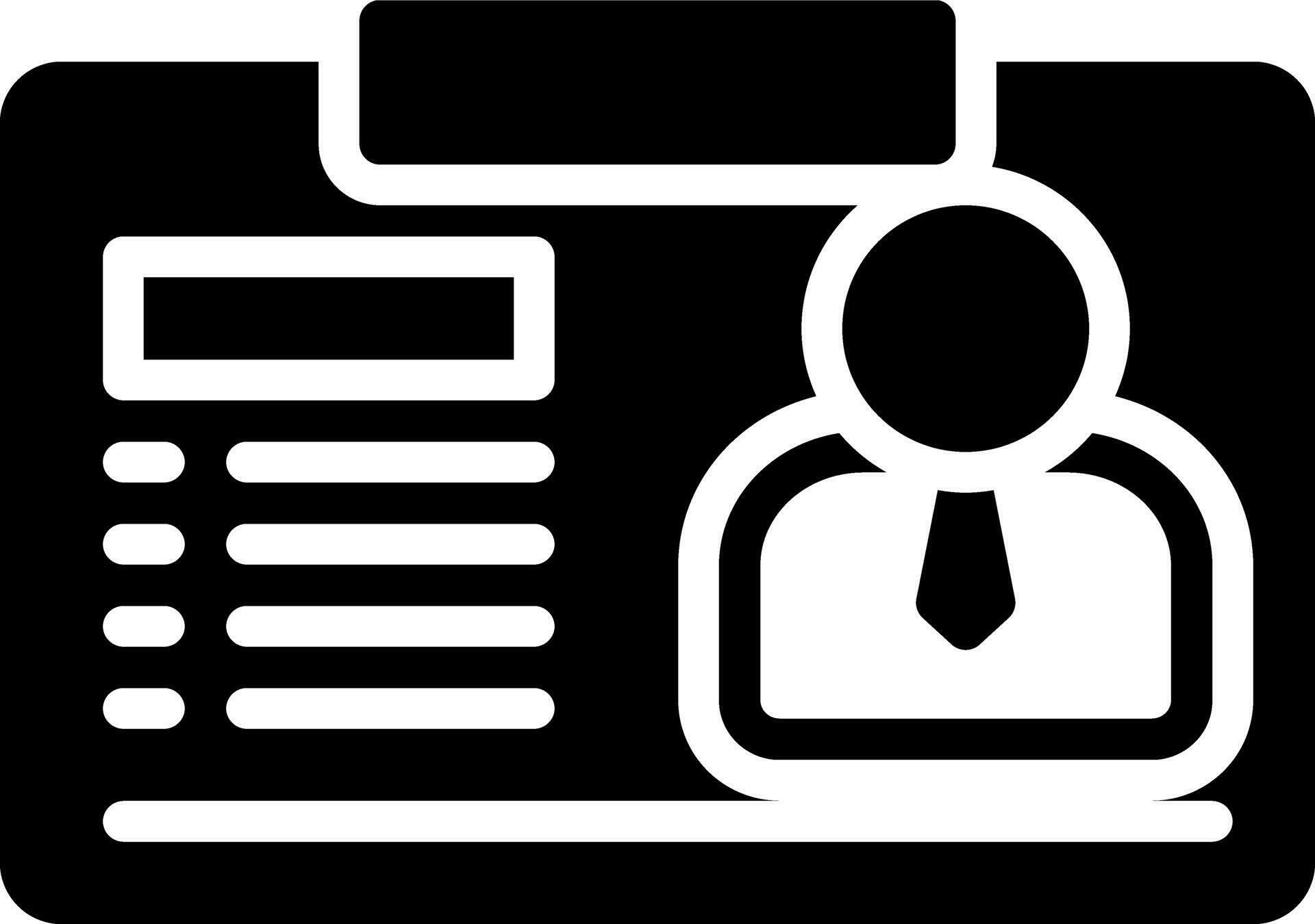 solid icon for profile 27268885 Vector Art at Vecteezy