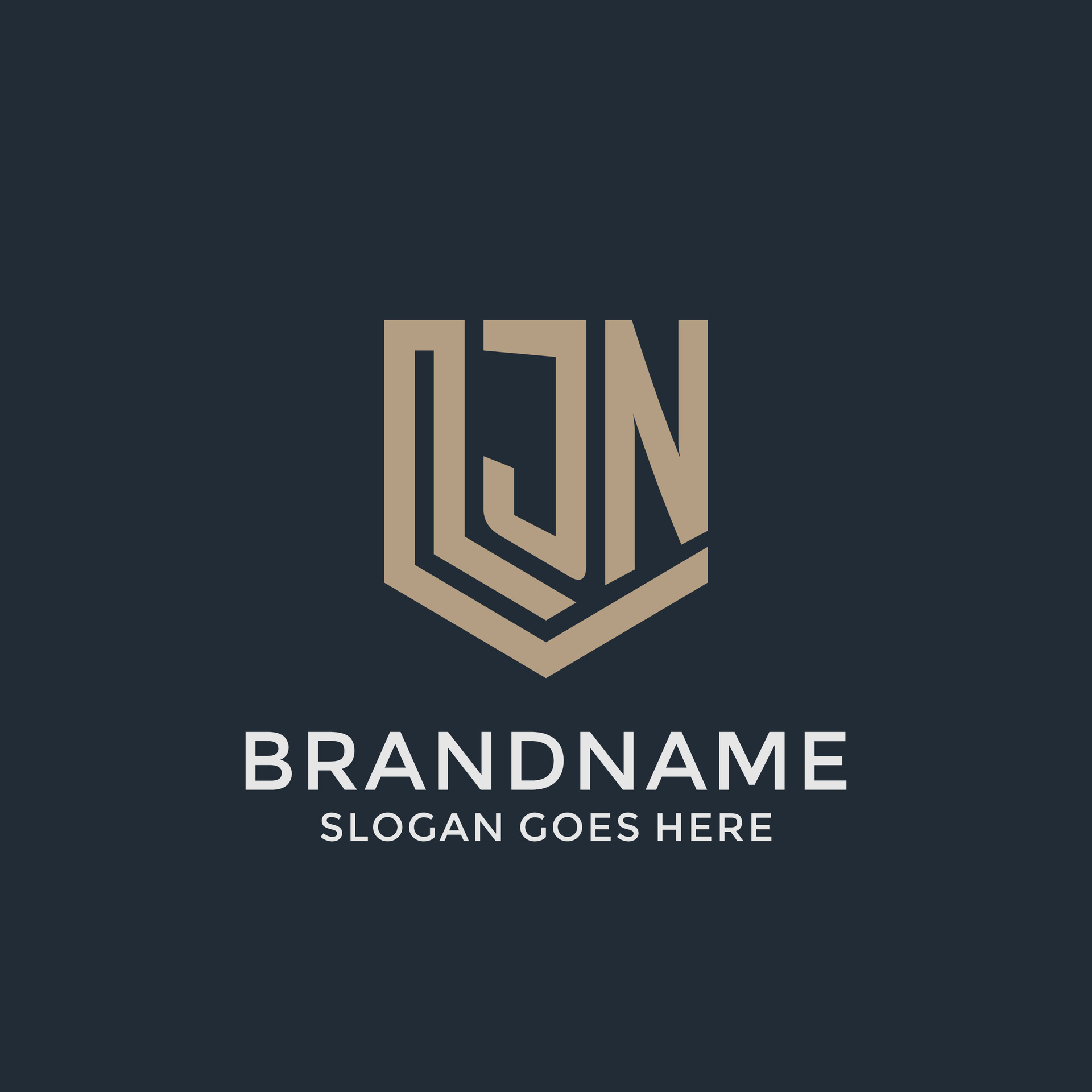 Initial JN logo shield guard shapes logo idea 27270576 Vector Art at ... Initial JN logo shield guard shapes logo idea 27270576 Vector Art at ...