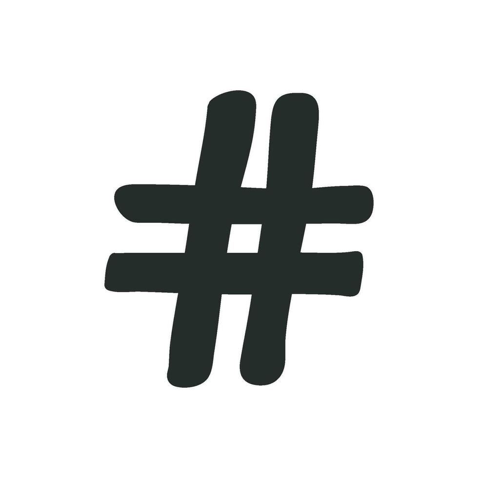 Hash Tag Icon Graphic Vector Design Illustration 27273053 Vector Art At