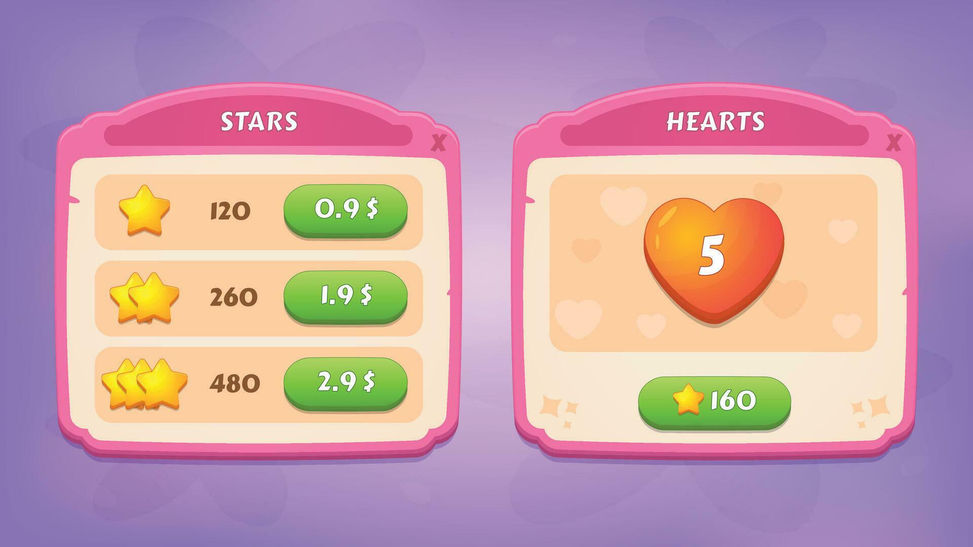 Shop. GUI Kit casual assets for a game mobile, a set of user interface ... Shop. GUI Kit casual assets for a game mobile, a set of user interface ...