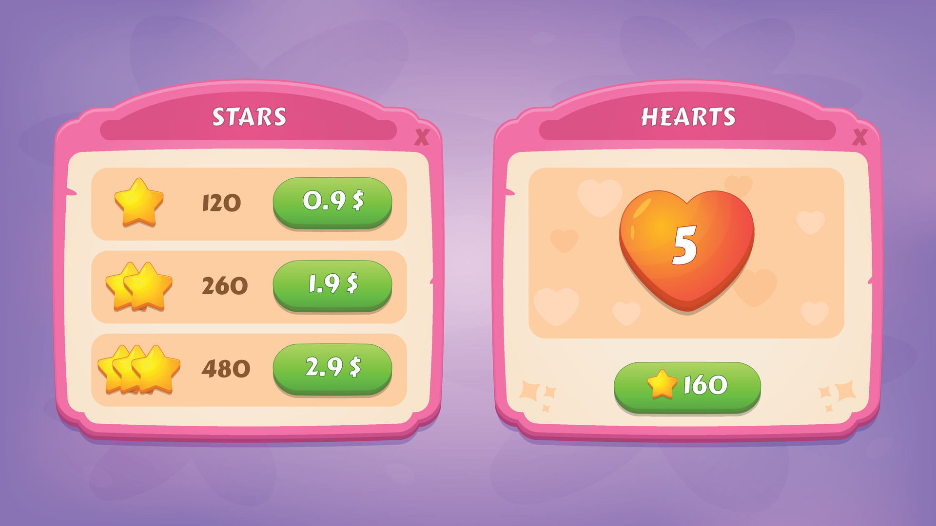 Shop. GUI Kit casual assets for a game mobile, a set of user interface ... Shop. GUI Kit casual assets for a game mobile, a set of user interface ...