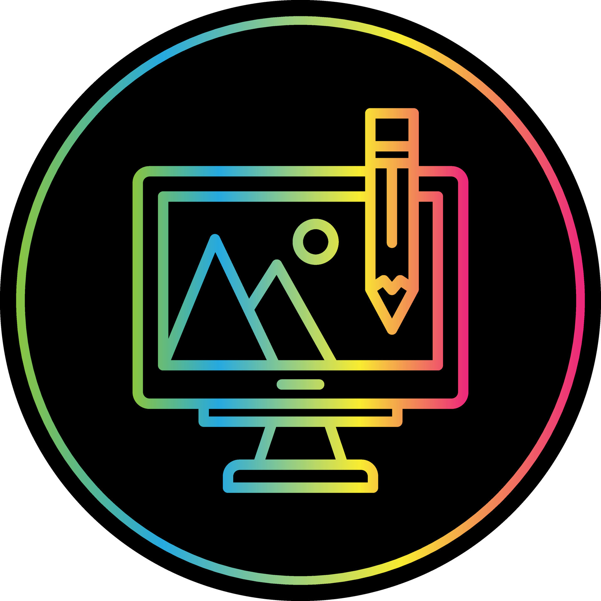 Digital Art Vector Icon Design 27275138 Vector Art at Vecteezy