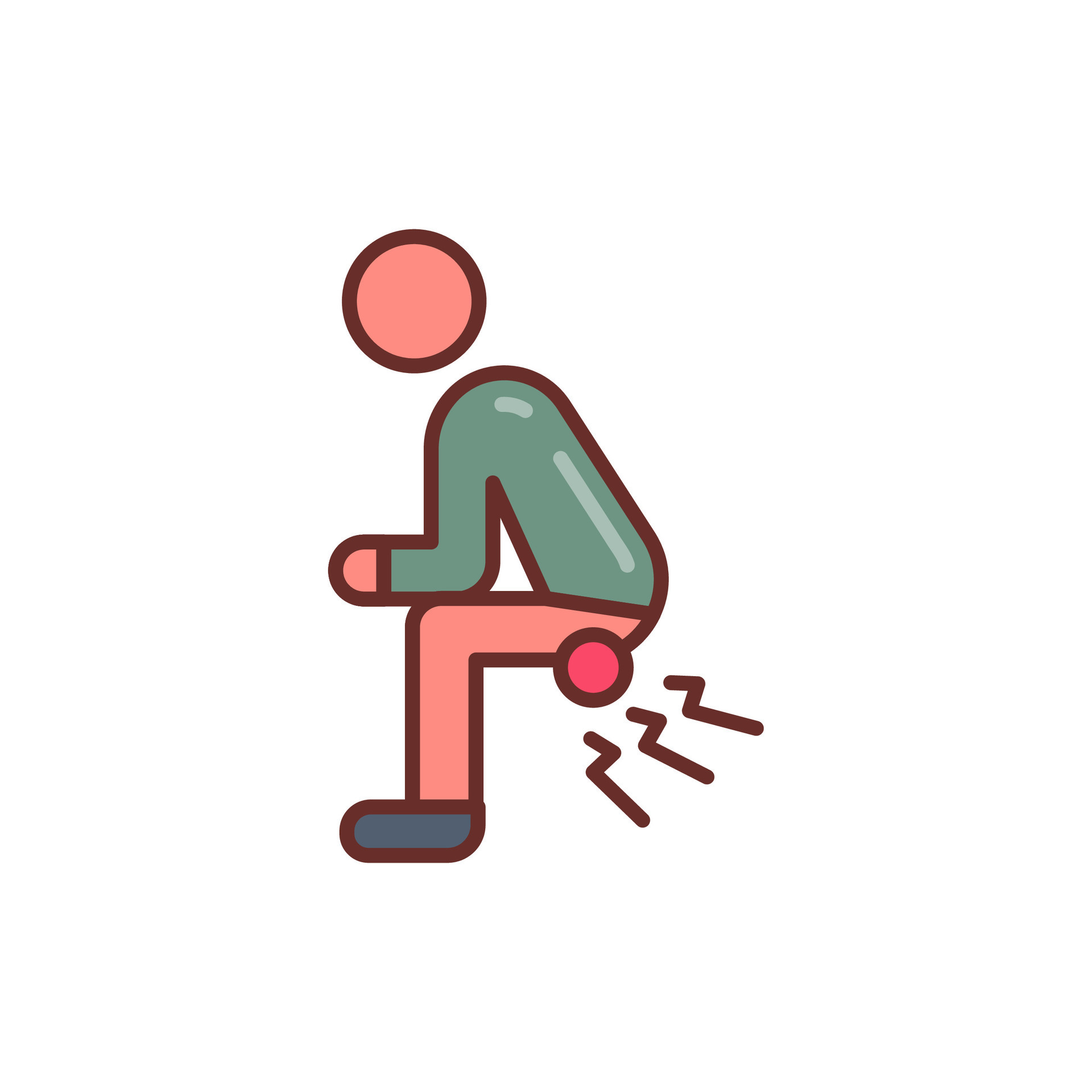 Hemorrhoids Icon In Vector Illustration 27277042 Vector Art At Vecteezy
