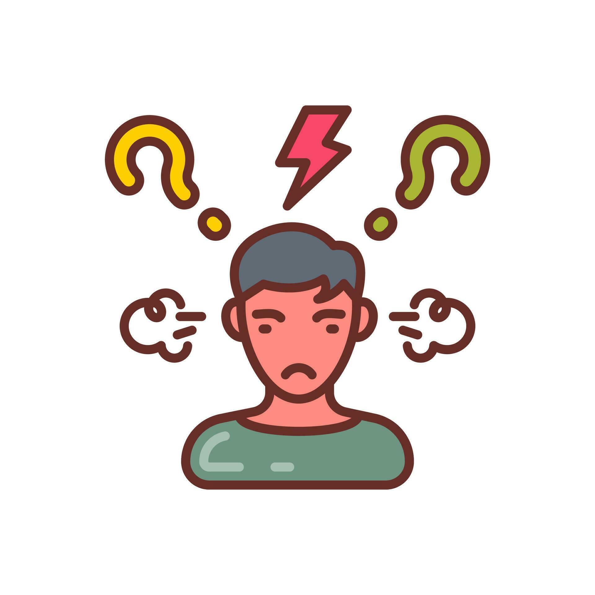 Confusion icon in vector. Illustration 27277088 Vector Art at Vecteezy