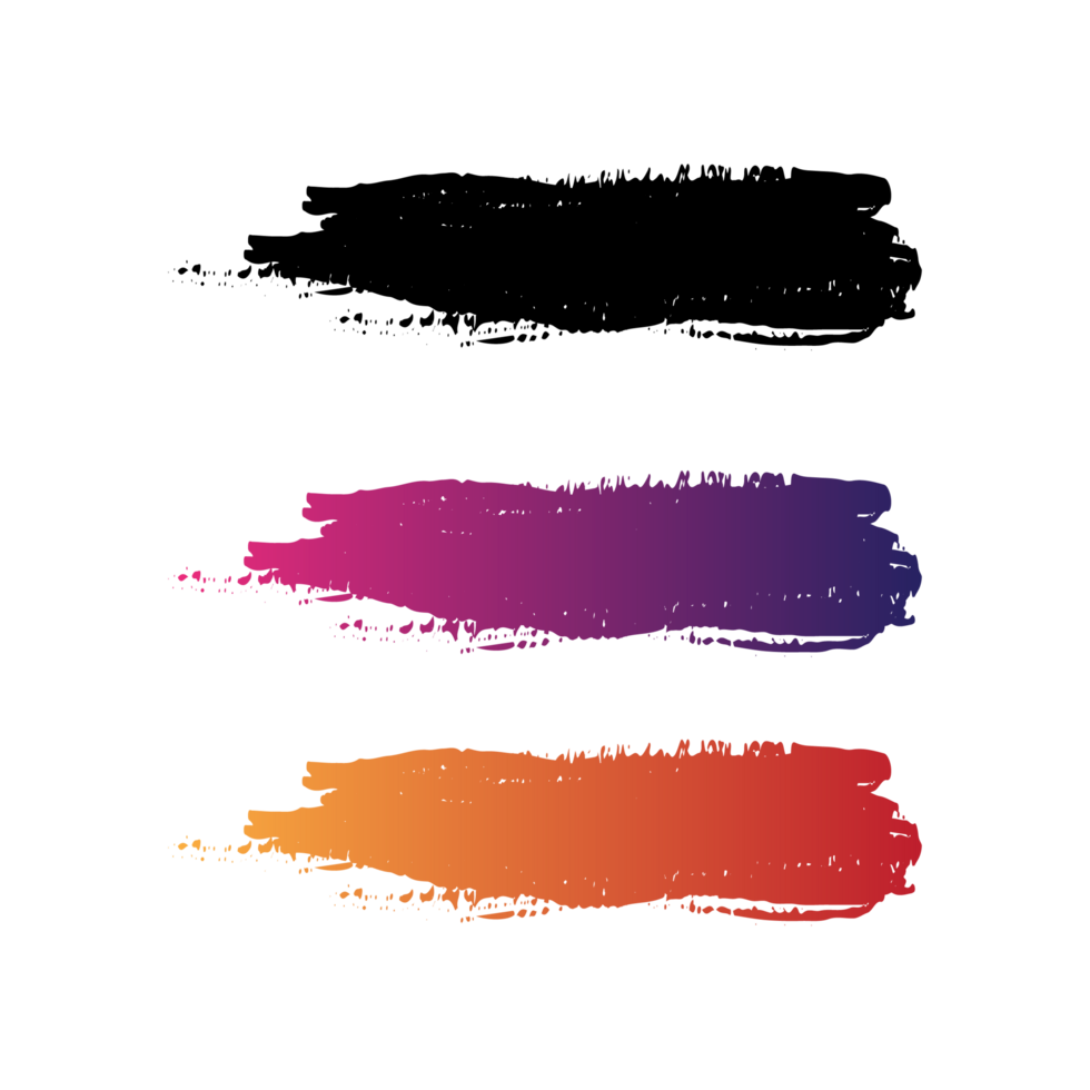 Grunge paint ink brush stroke texture 27286984 PNG