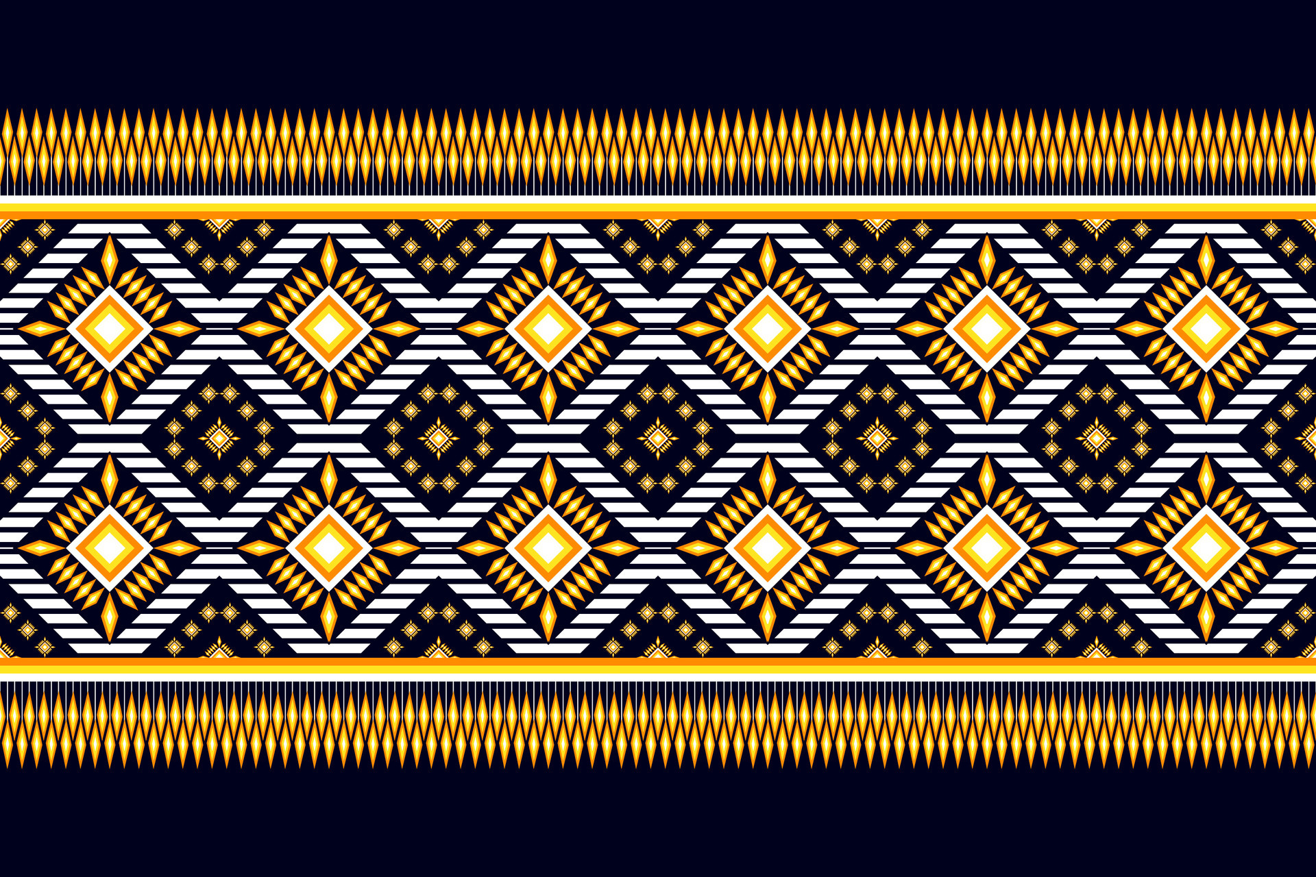 Geometric ethnic oriental seamless pattern traditional Design for ...