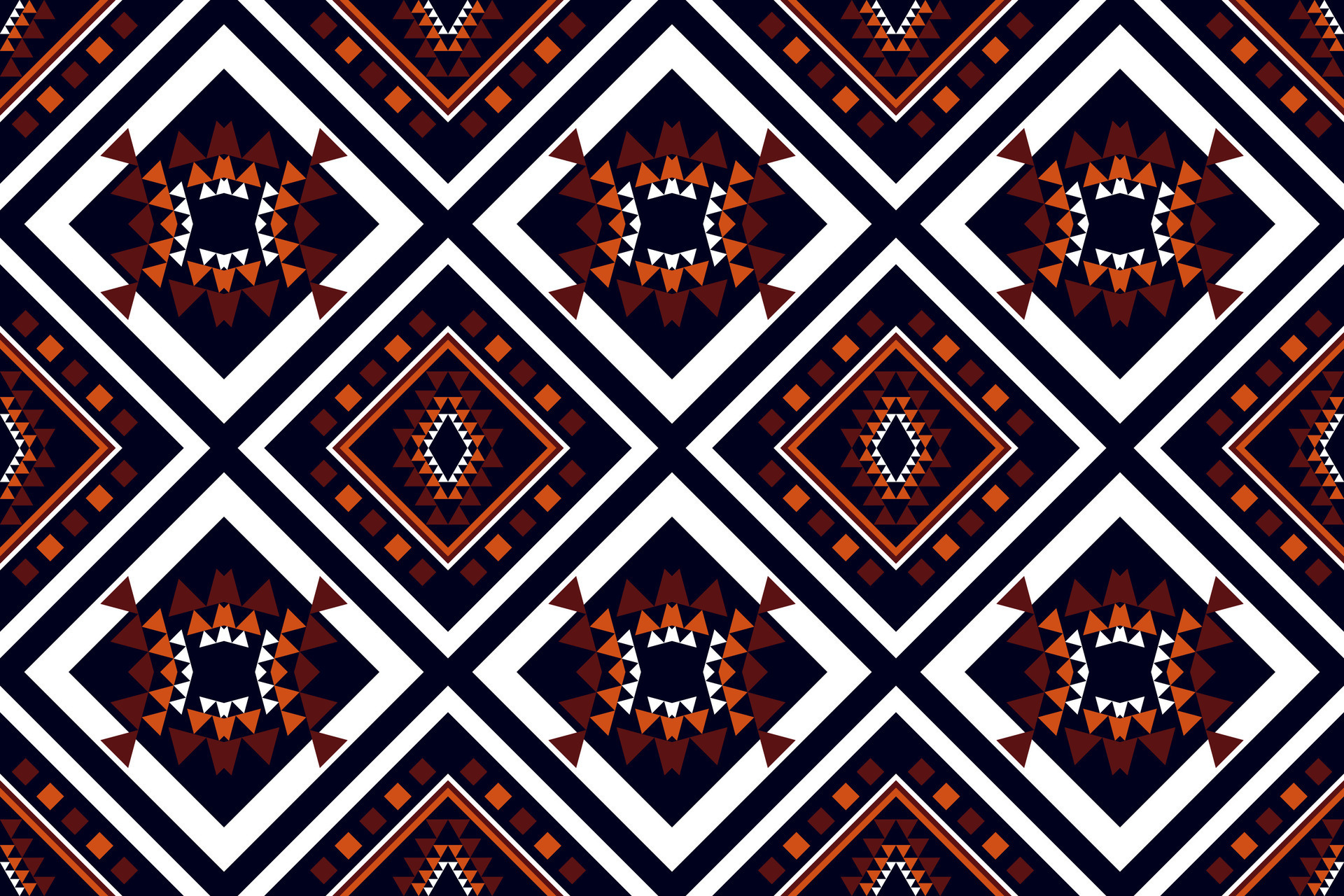 Geometric ethnic oriental seamless pattern traditional Design for ...