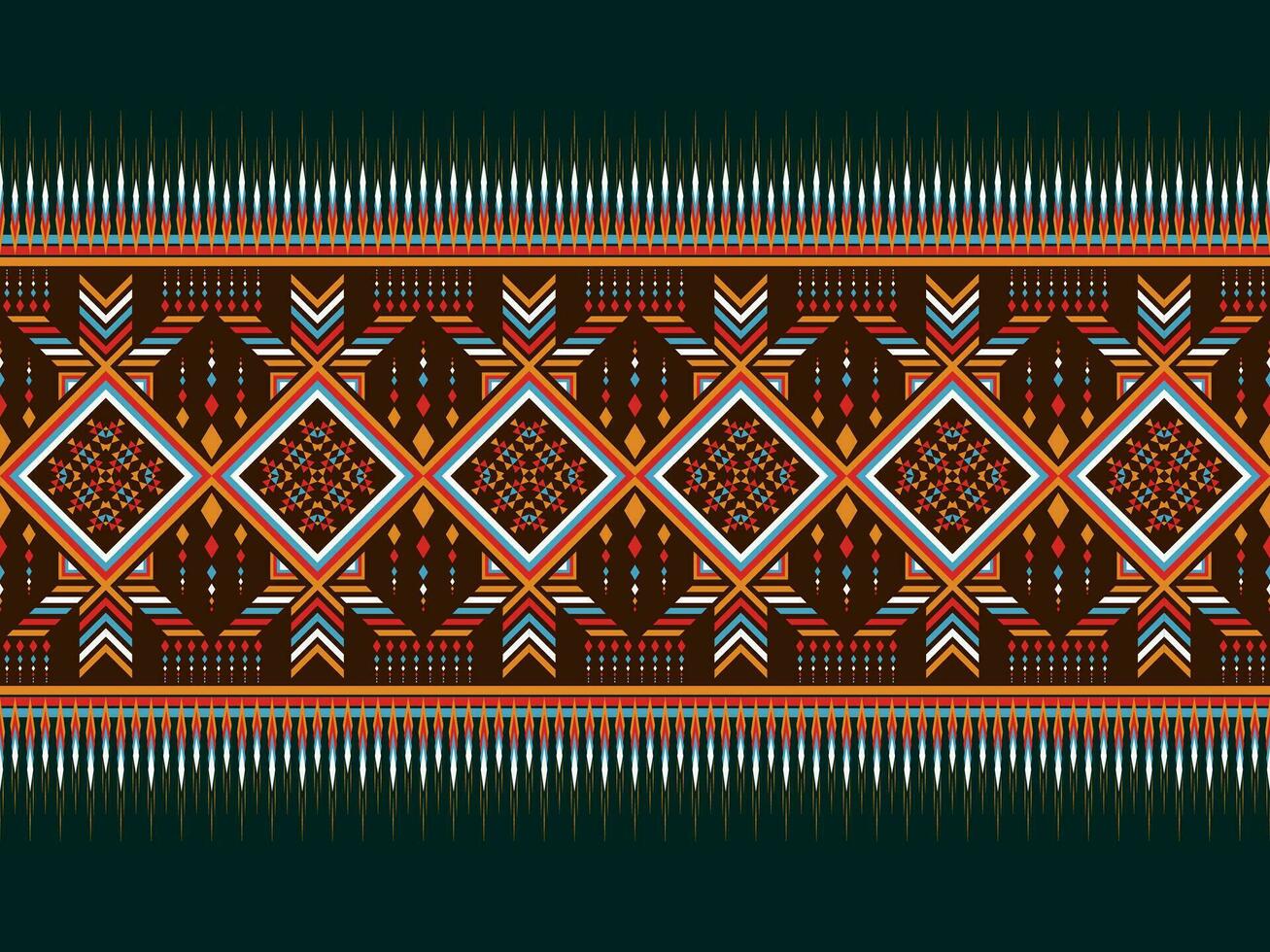 Geometric ethnic oriental seamless pattern traditional Design for ...