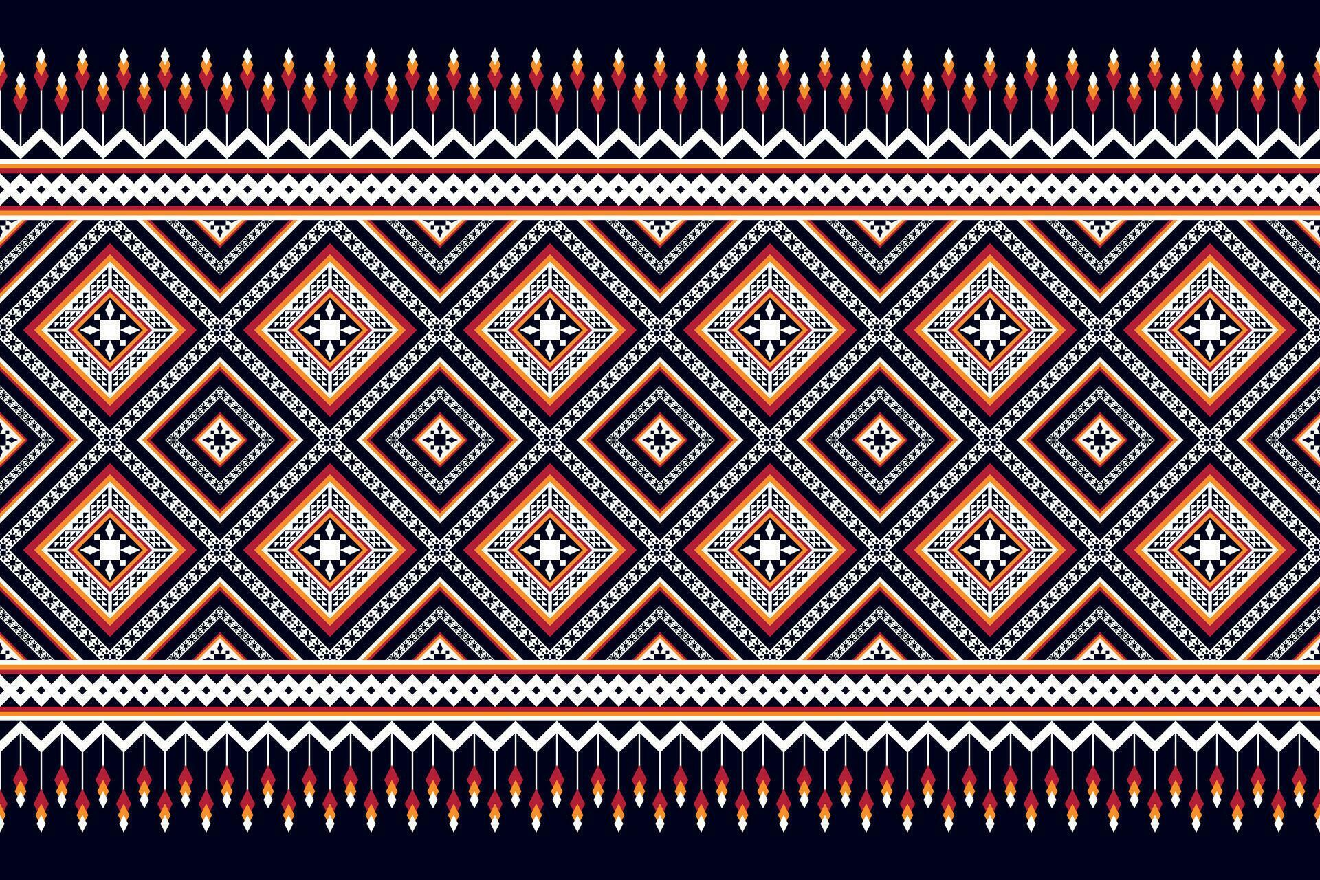 Geometric ethnic oriental seamless pattern traditional Design for ...