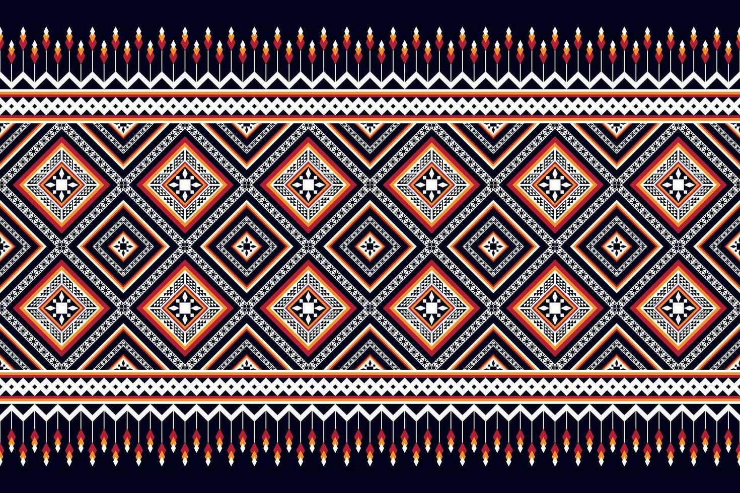 Geometric ethnic oriental seamless pattern traditional Design for ...