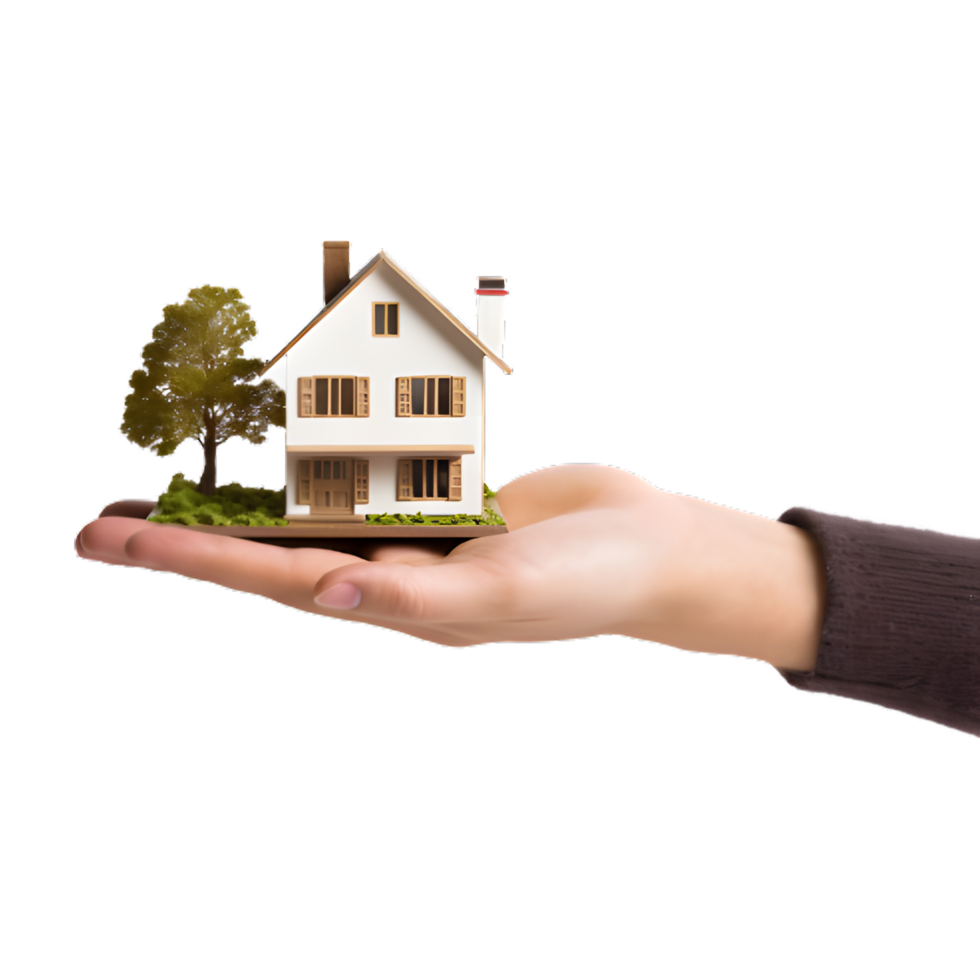 Hand Holding House Real Estate And Property Model 27291614 Png