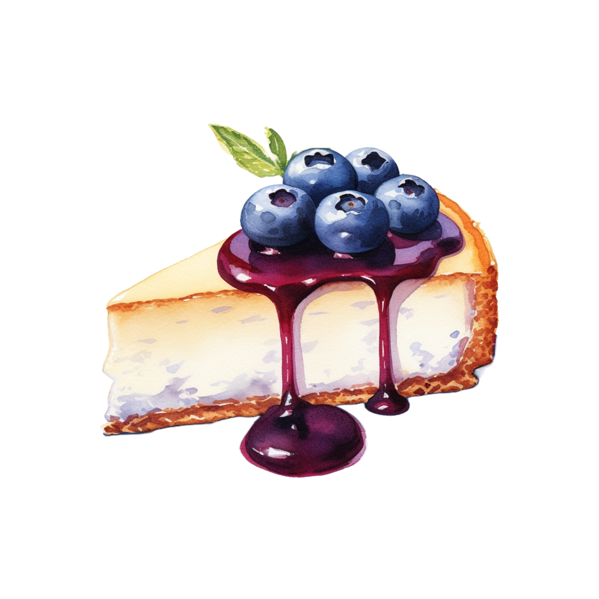 blueberry cheesecake watercolor illustration 27291729 PNG blueberry cheesecake watercolor illustration 27291729 PNG