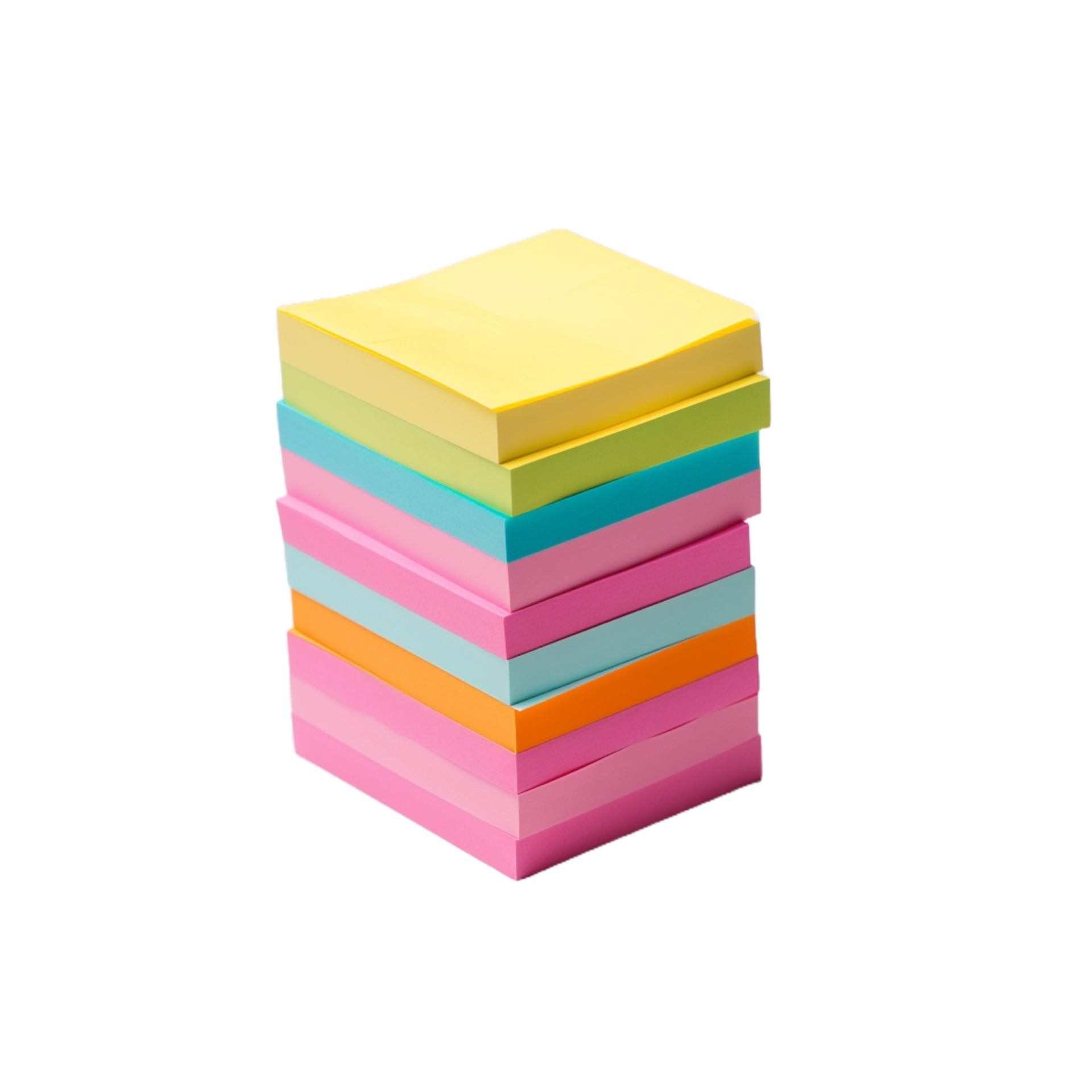 a stack of colorful sticky notes on a transparent background 27291818 PNG a stack of colorful sticky notes on a transparent background 27291818 PNG