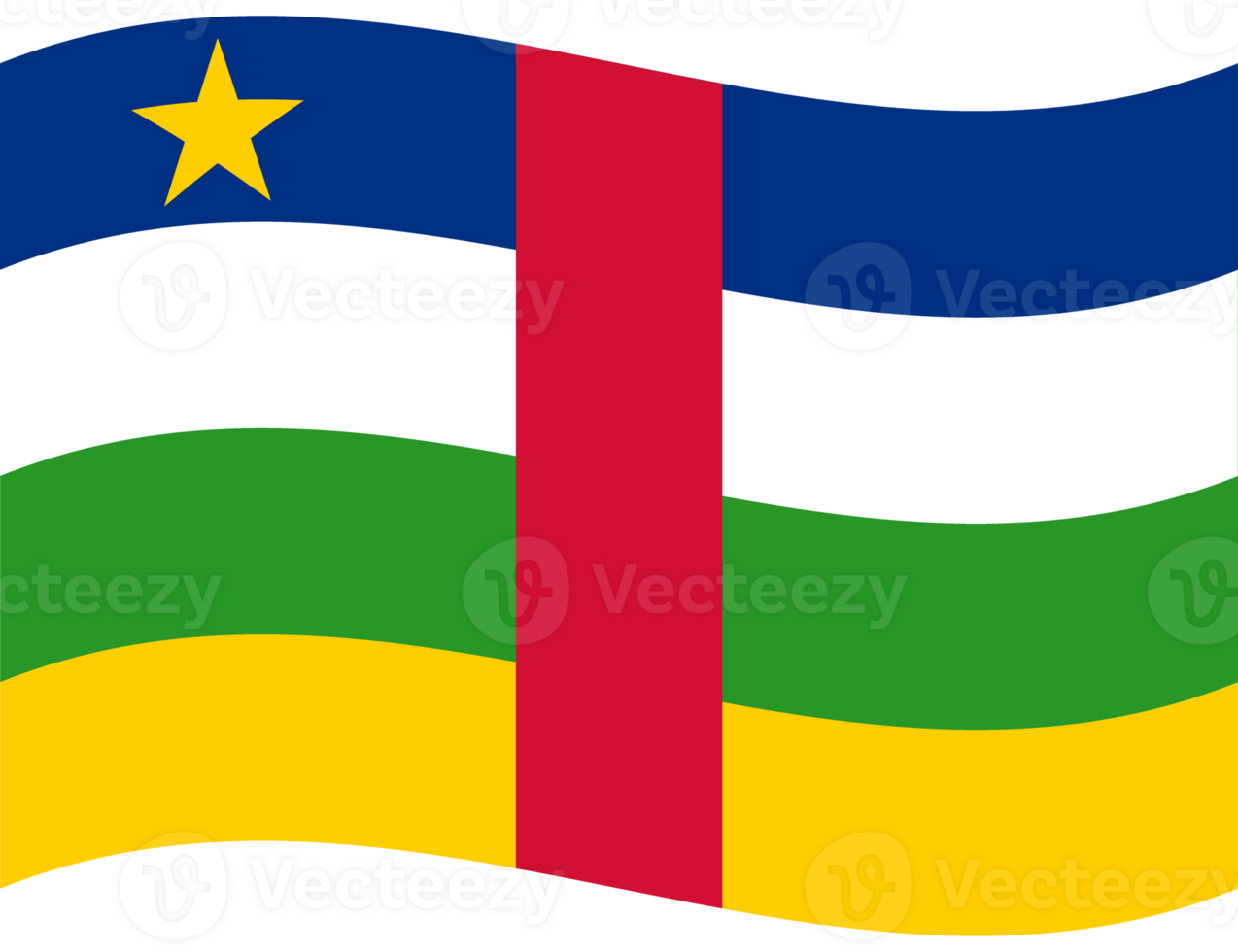 Central African Republic Flag Wave Central African Republic Flag Flag