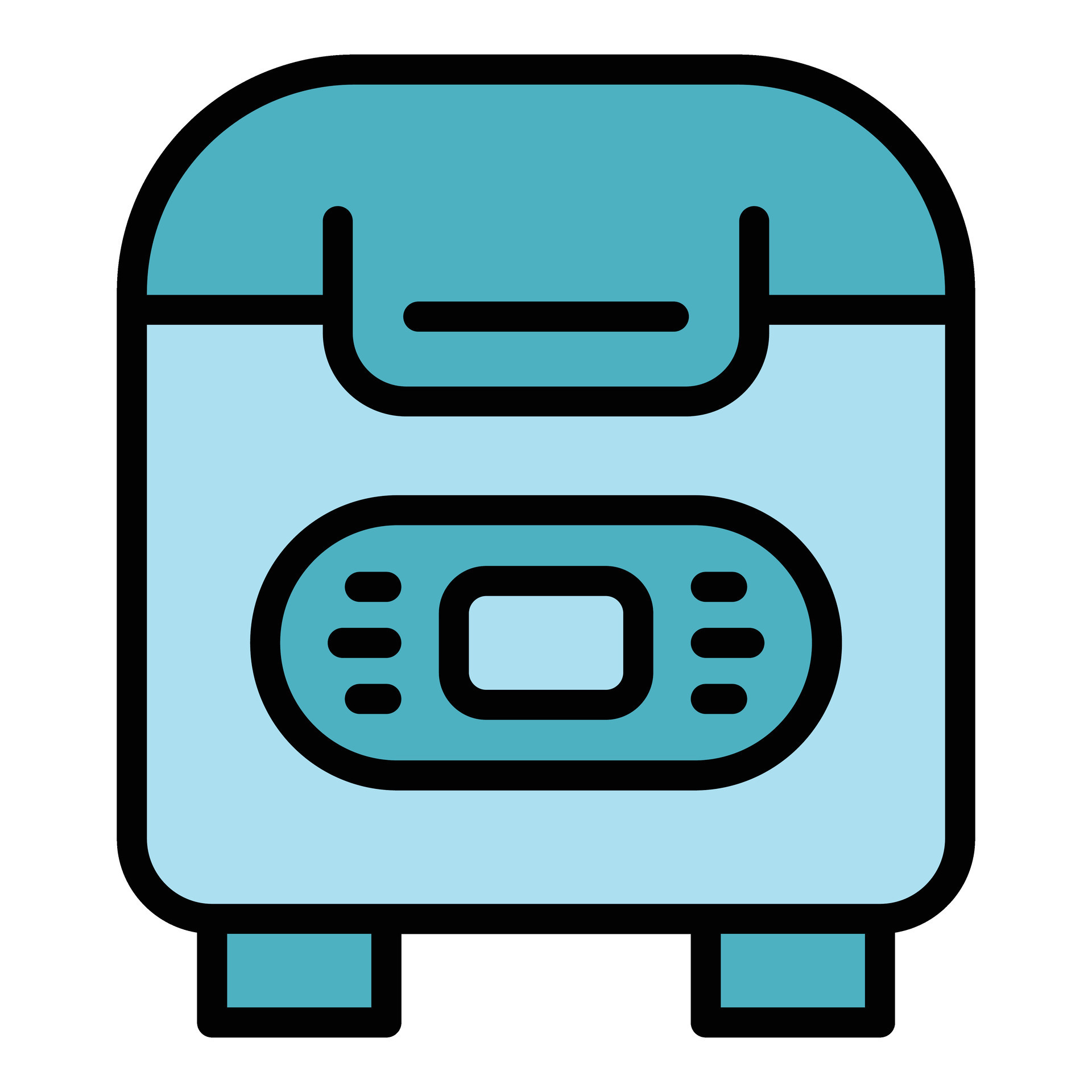 Button bread maker icon vector flat 27294616 Vector Art at Vecteezy