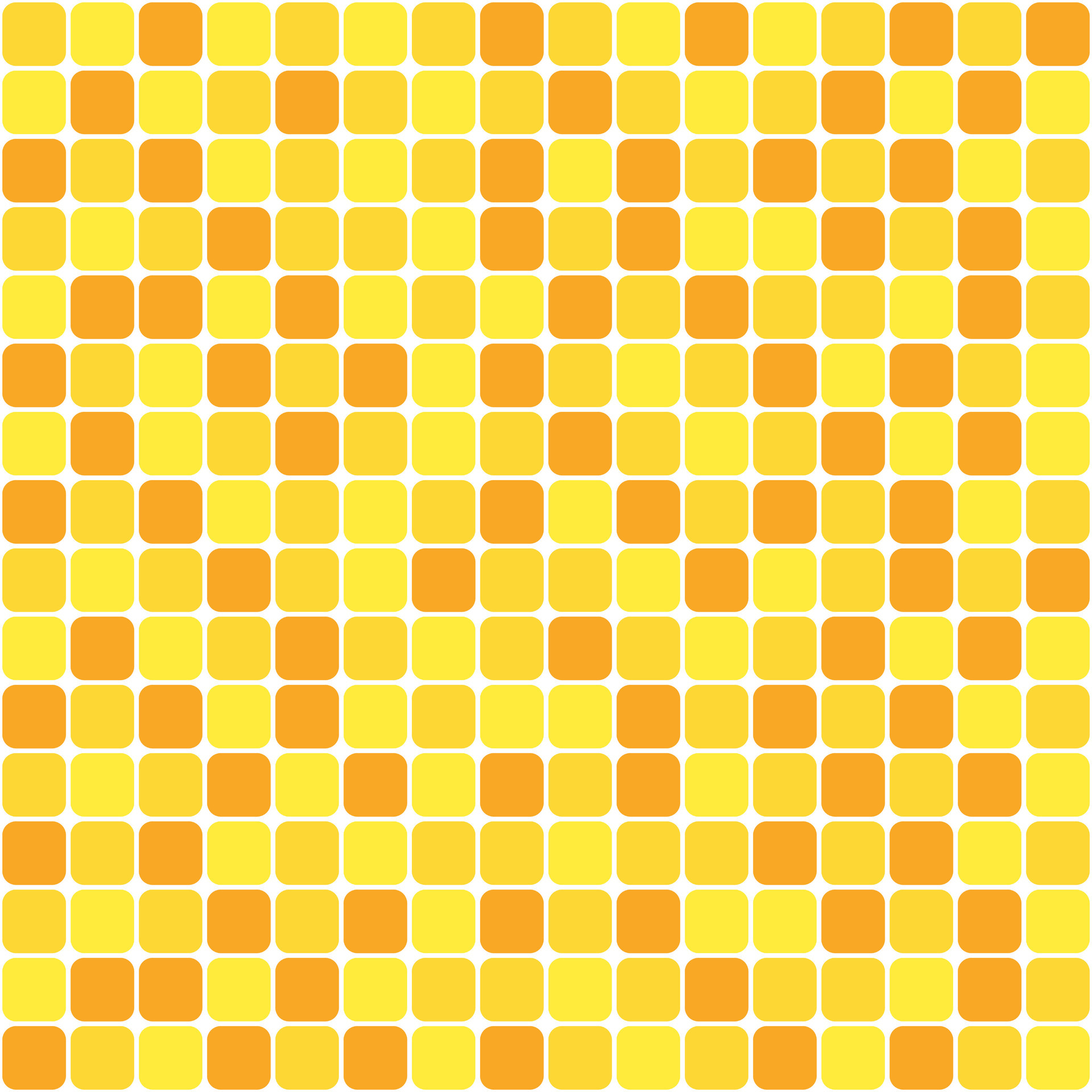 Yellow tile background, rounded corners mosaic tile background, Tile background, Seamless ...
