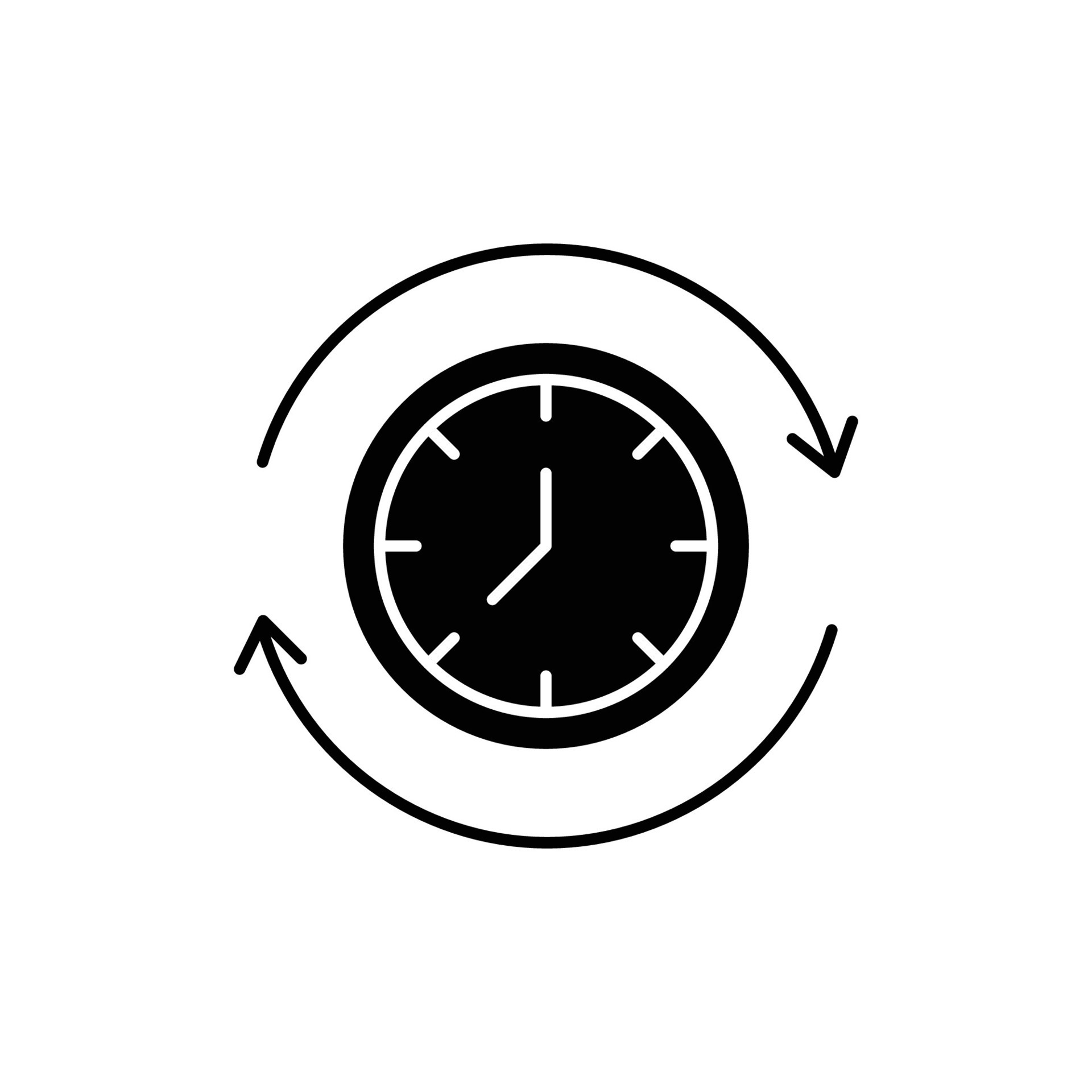 Reduce Time Icon Solid Icon 27307938 Vector Art At Vecteezy