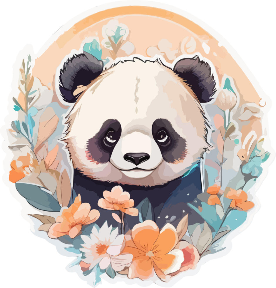 Cute Panda Cartoon With Ai Generative 27308594 Png