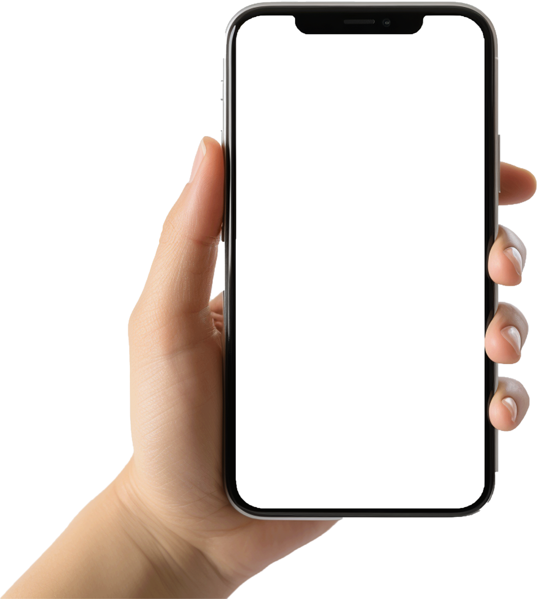 hands holding black smartphone with blank screen 27308671 PNG hands holding black smartphone with blank screen 27308671 PNG
