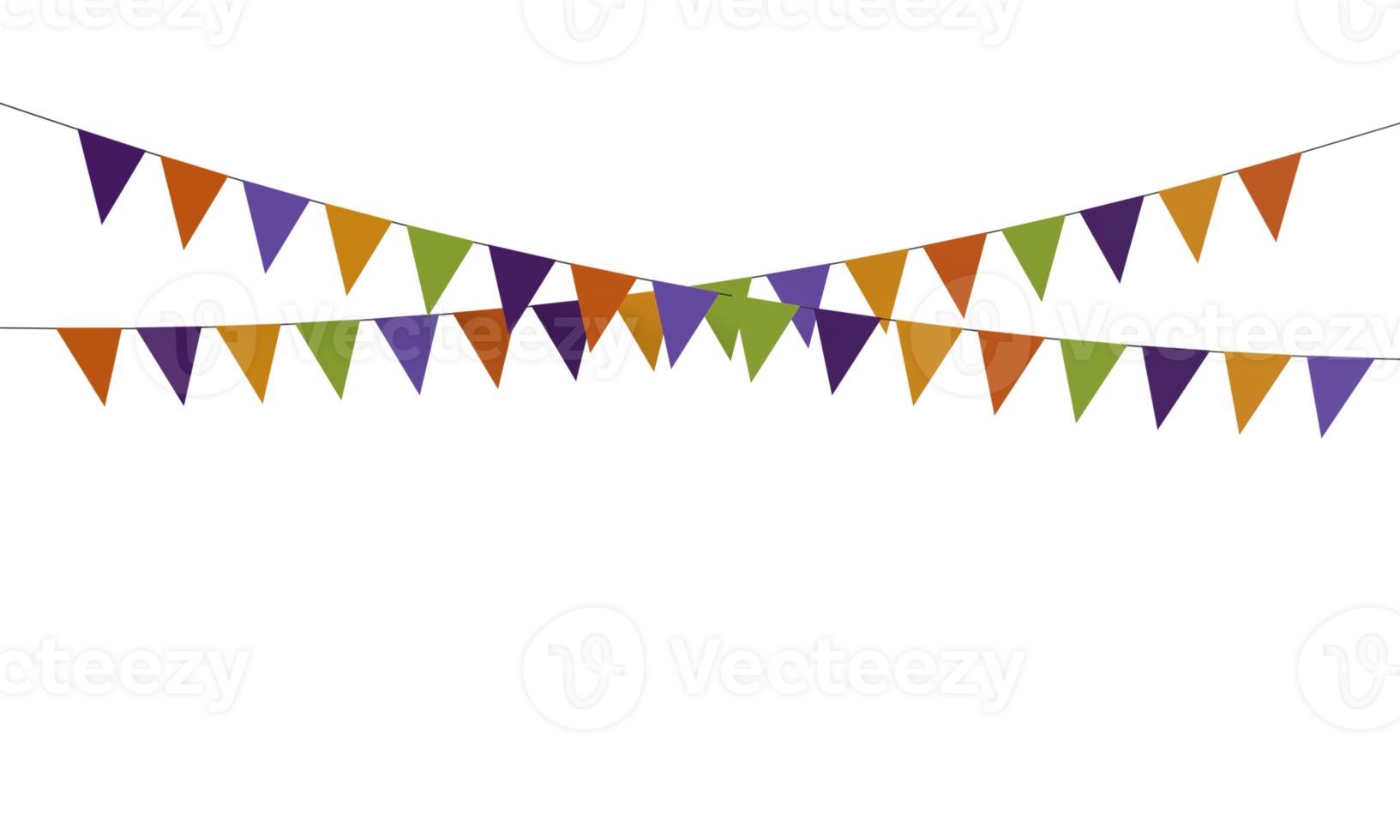 Flag Street Purple Violet Orange Yellow Green Color Symbol Decoration Happy Halloween 31 Thirty